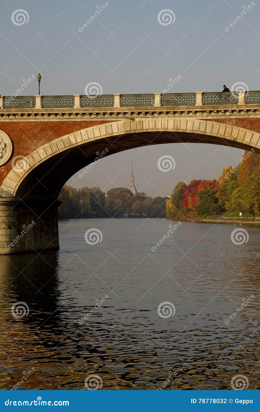 Isabella Bridge in Turin Italy Stock Photo - Image of tourism, panorama ...