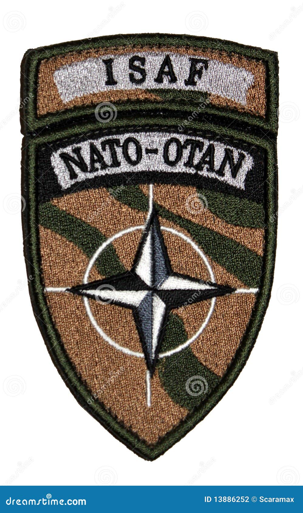 ISAF NATO patch editorial photography. Image of black - 13886252