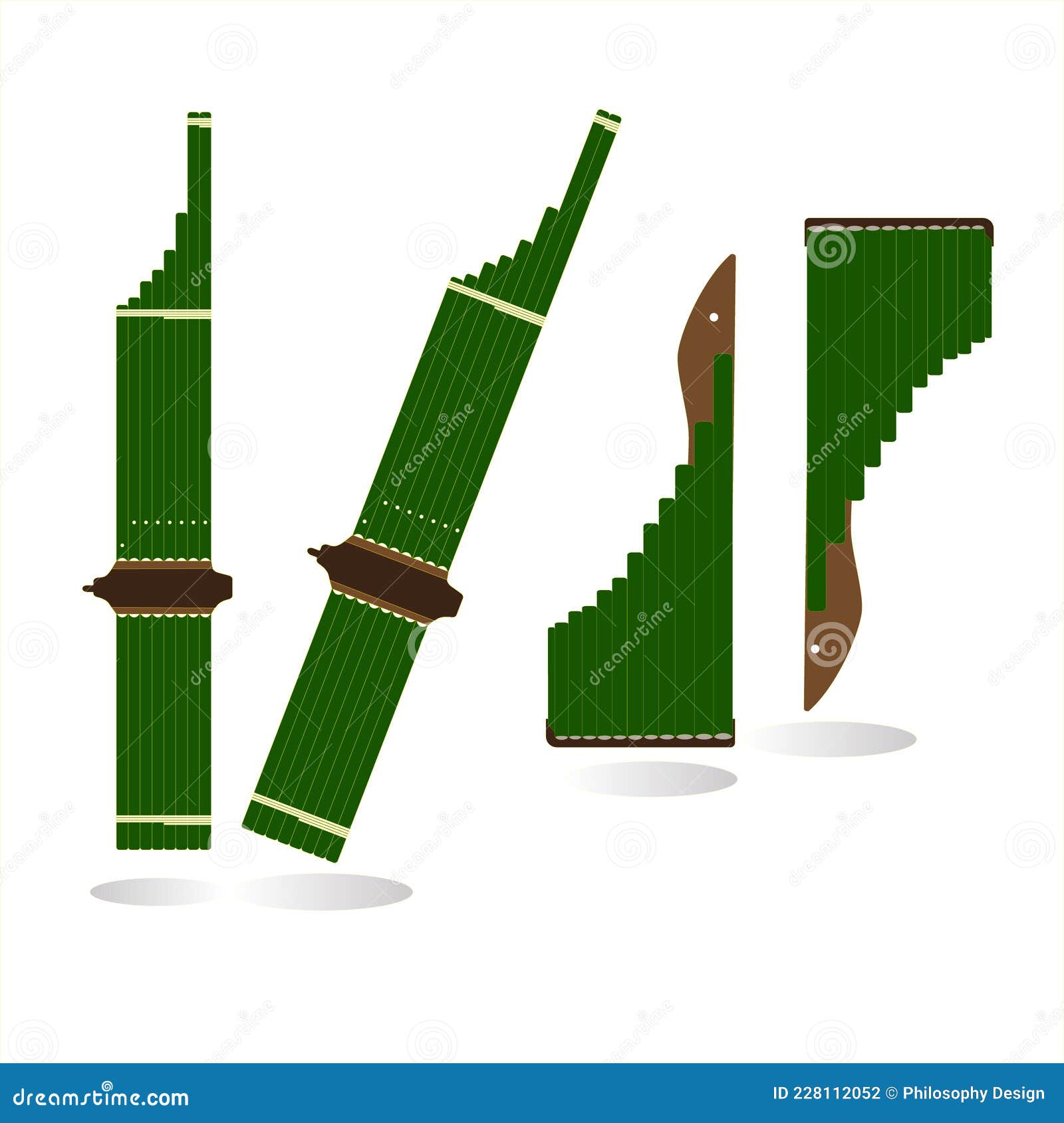 Isan Thai Musical Instruments Stock Vector - Illustration of business ...