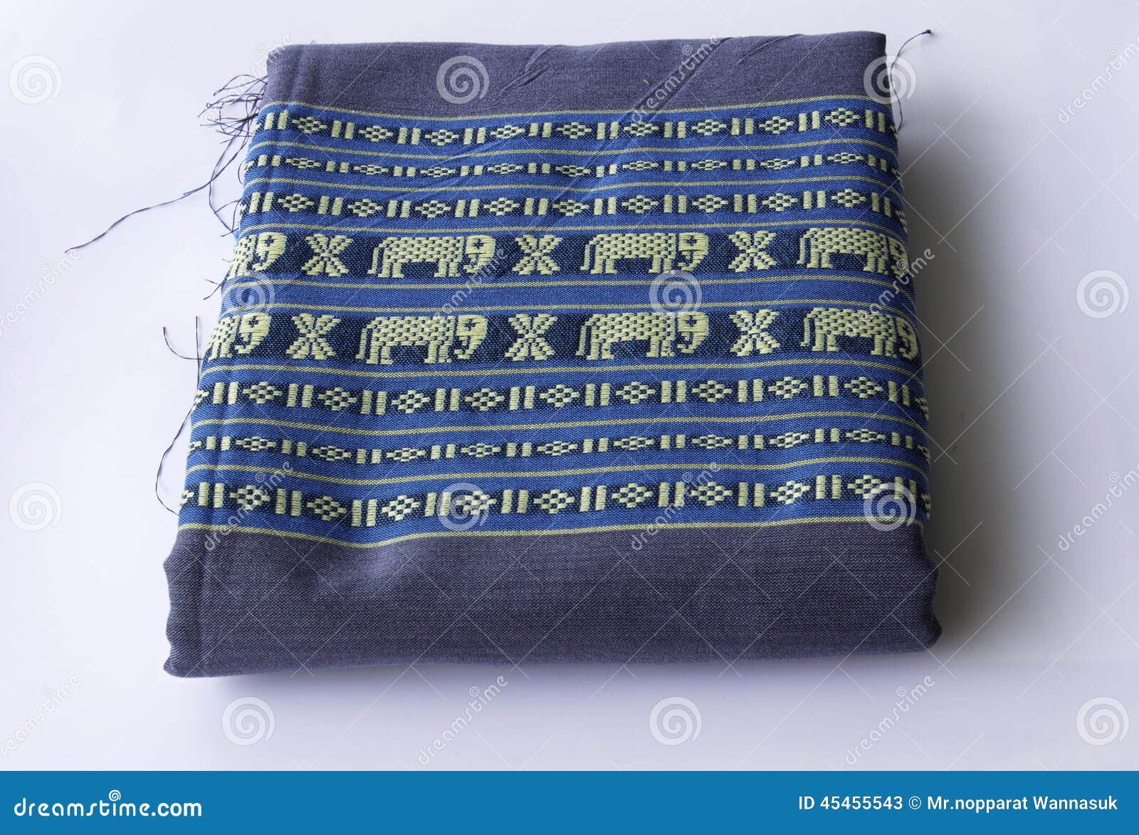Isan Thailand Fabrics stock image. Image of pattern, fabric - 45455543