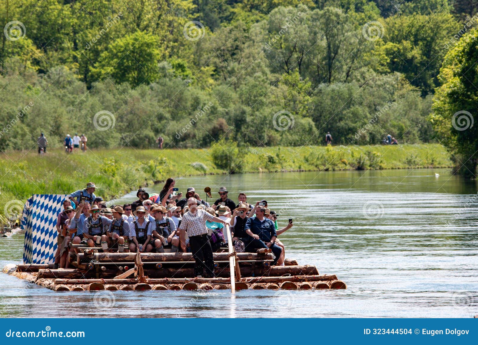 Isar Raft Trips with Isar Raft Event Editorial Stock Image - Image of ...