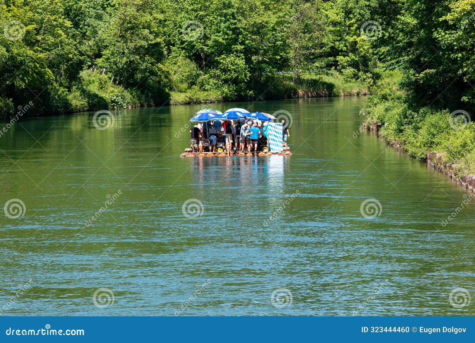 Isar Raft Trips with Isar Raft Event Editorial Image - Image of scenics ...