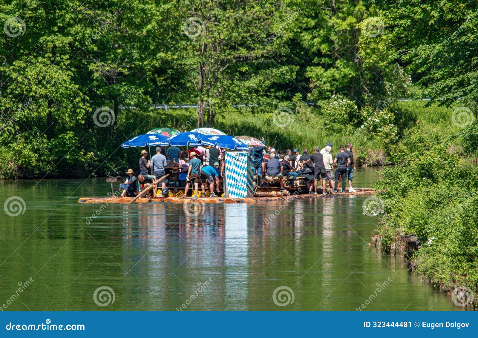 Isar Raft Trips with Isar Raft Event Editorial Photo - Image of europe ...