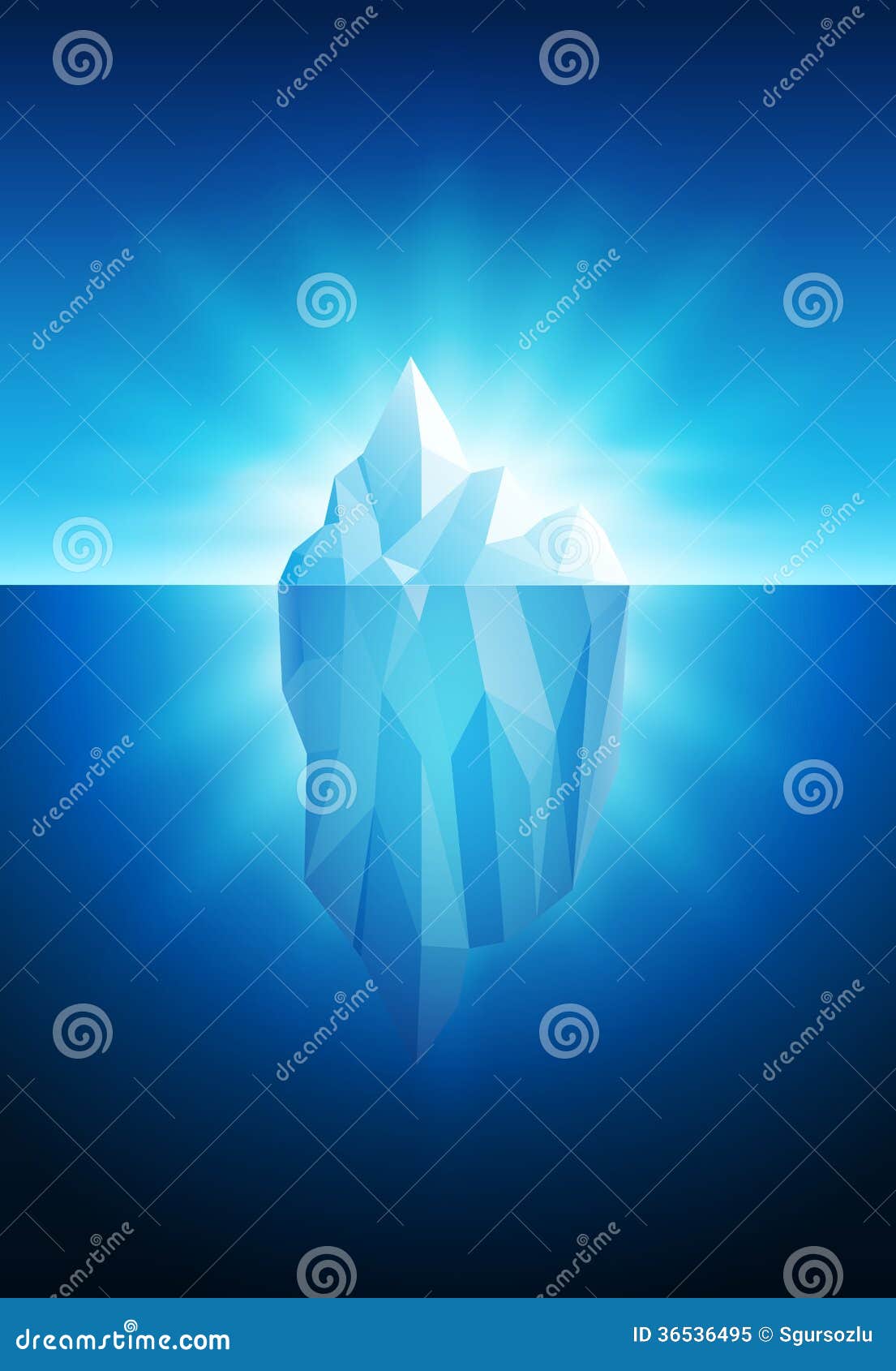 Isberg vektor illustrationer. Illustration av begrepp - 36536495