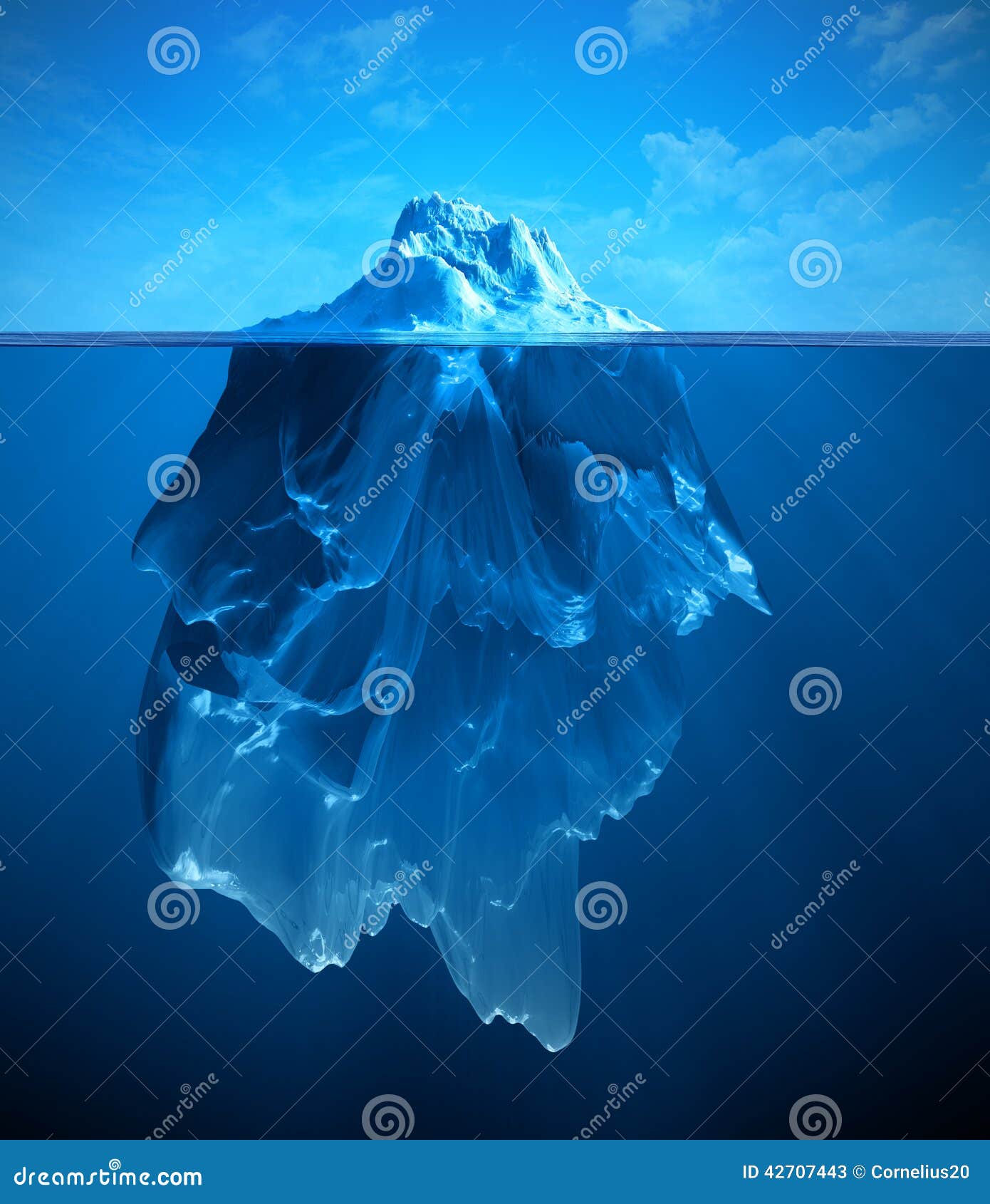 Isberg stock illustrationer. Illustration av norr, mörkt - 42707443