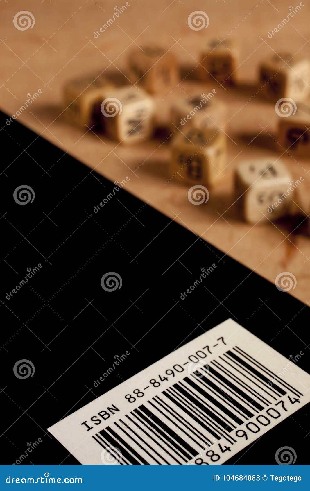 ISBN code on book cover stock image. Image of concept - 104684083