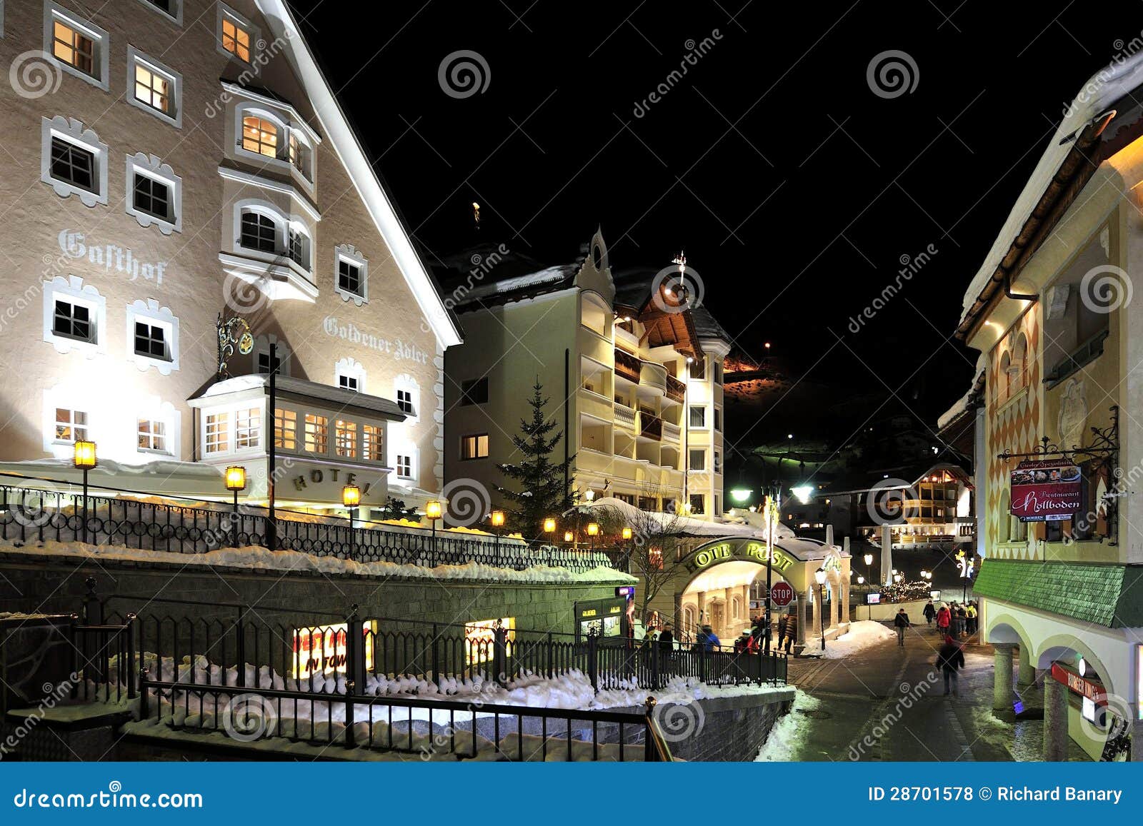 Ischgl editorial stock photo. Image of houses, excursion - 28701578