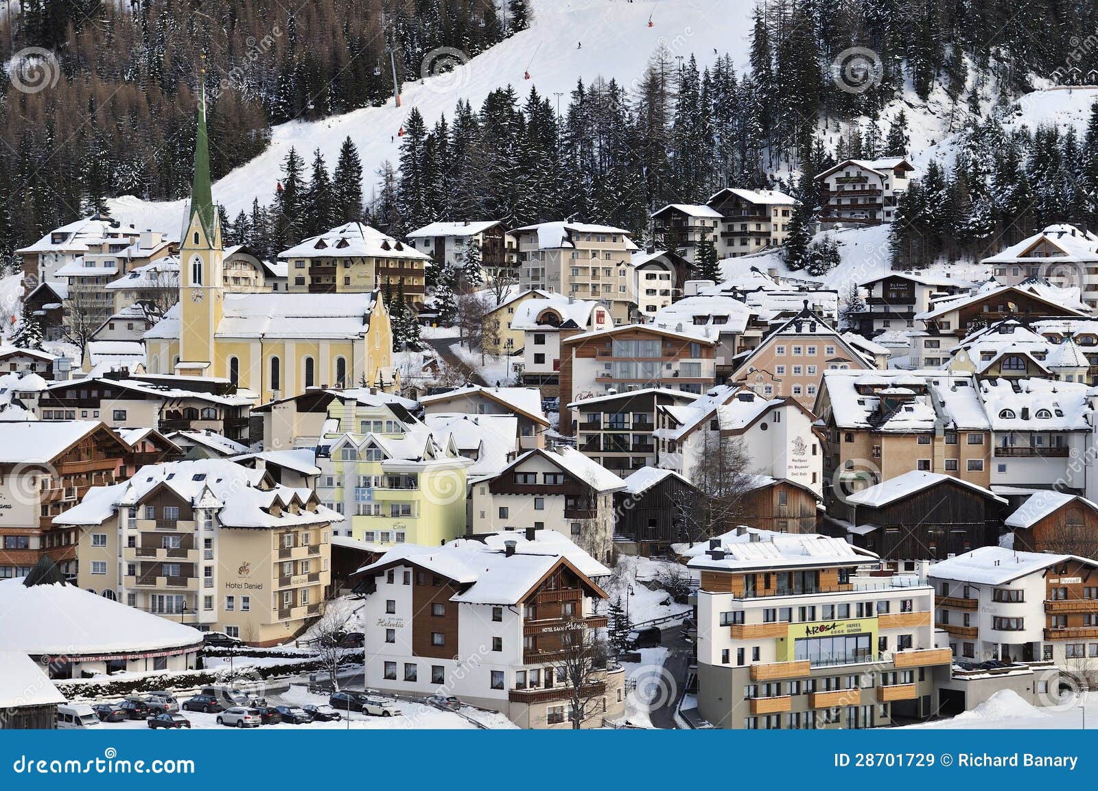 Ischgl editorial stock image. Image of hotels, resort - 28701729