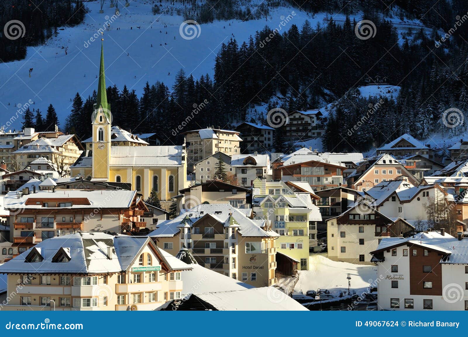 Ischgl editorial stock image. Image of hotels, service - 49067624