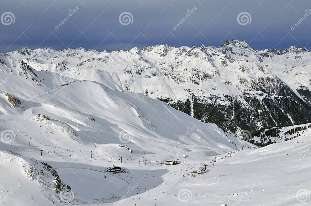 Ischgl Ski Resort stock image. Image of lift, hills, arena - 37815547
