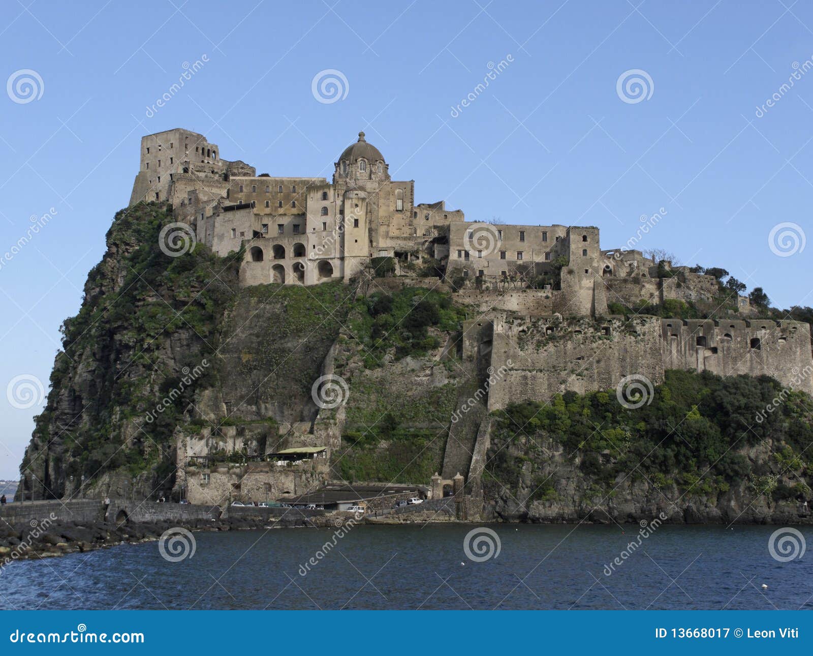 Ischia stock image. Image of high, architecture, aragonese - 13668017