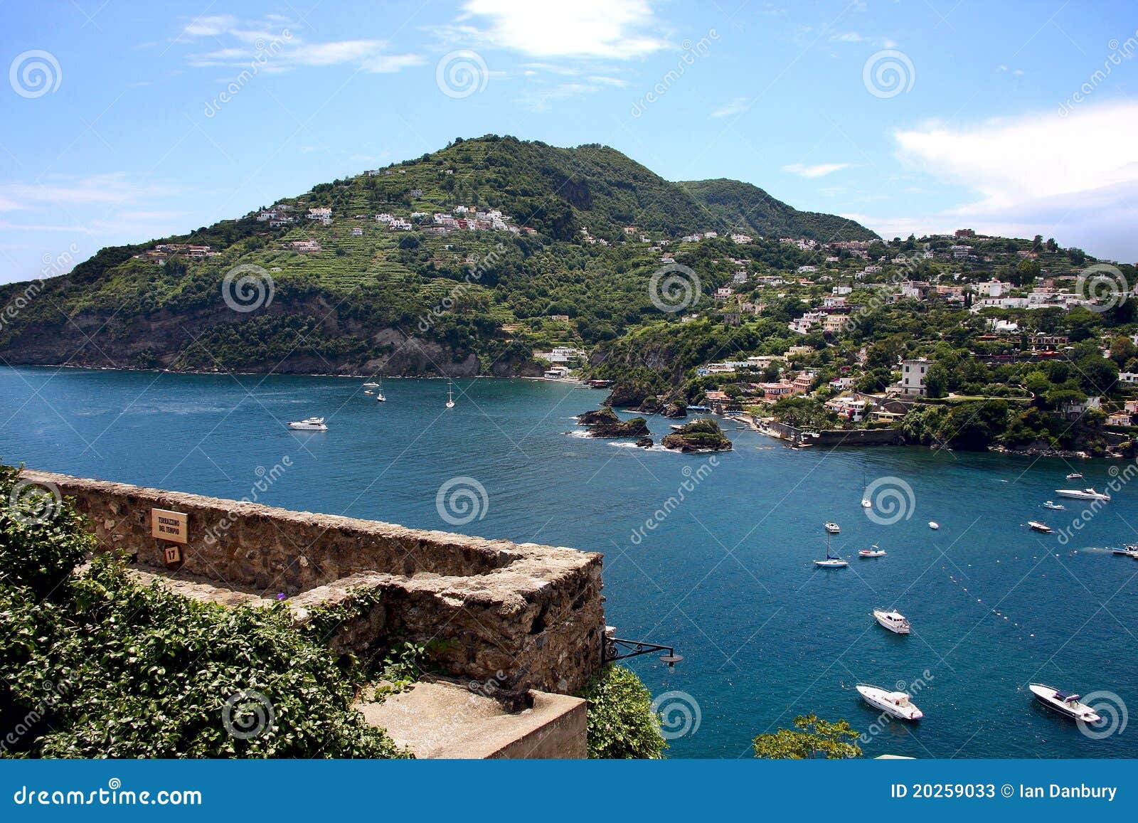 Ischia Ponte stock image. Image of boats, vacation, boat - 20259033