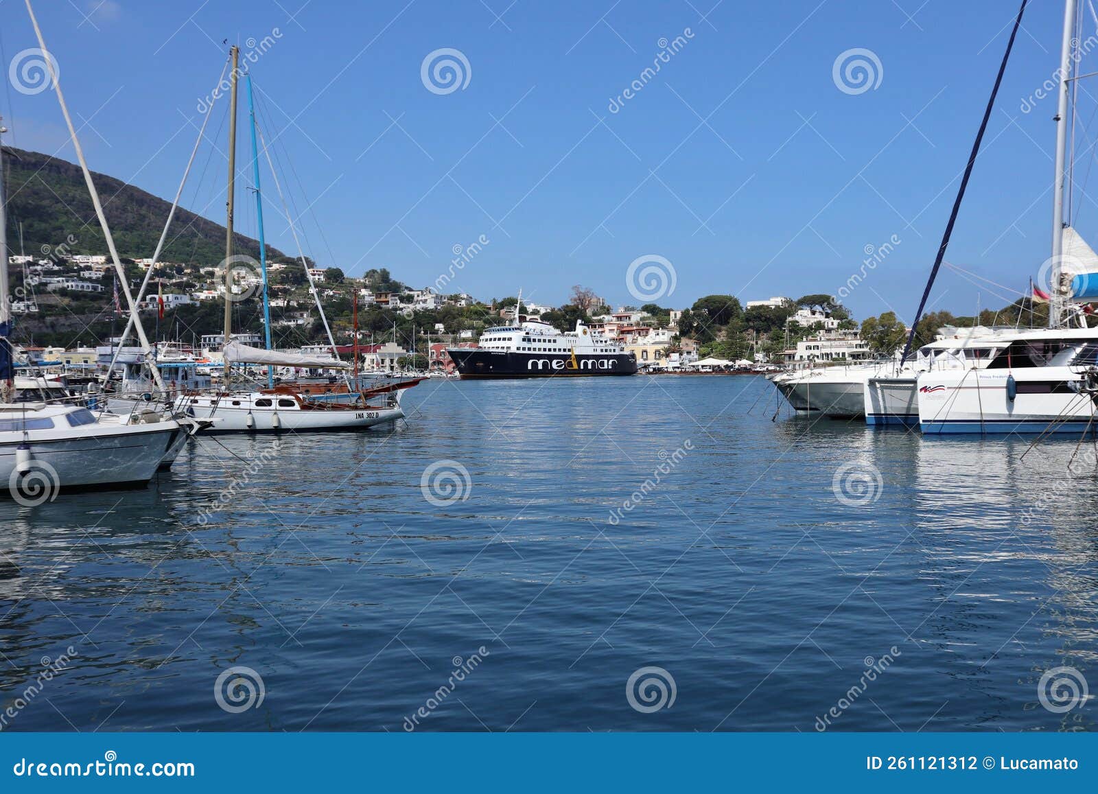 Ischia - Traghetto Medmar Da Via Porto Editorial Photography - Image of ...