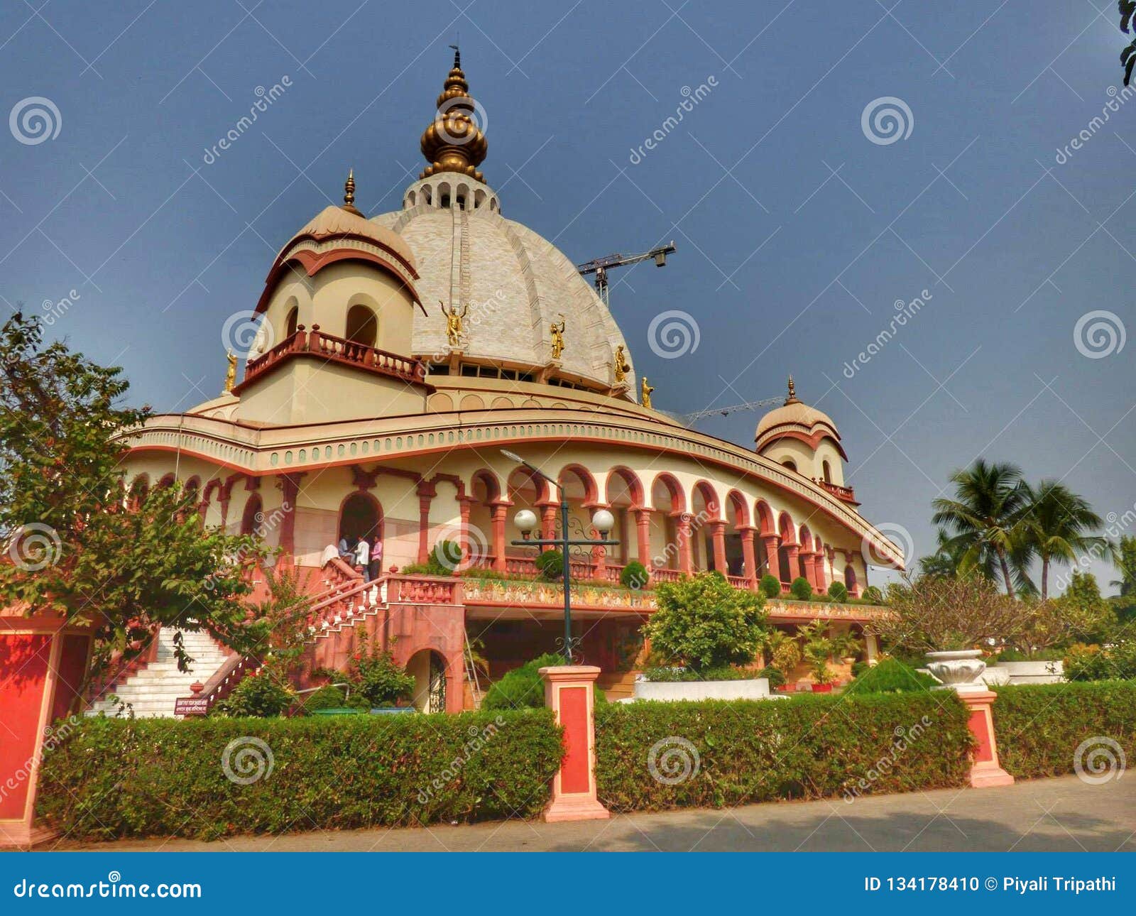 Iscon Temple editorial image. Image of situated, temple - 134178410
