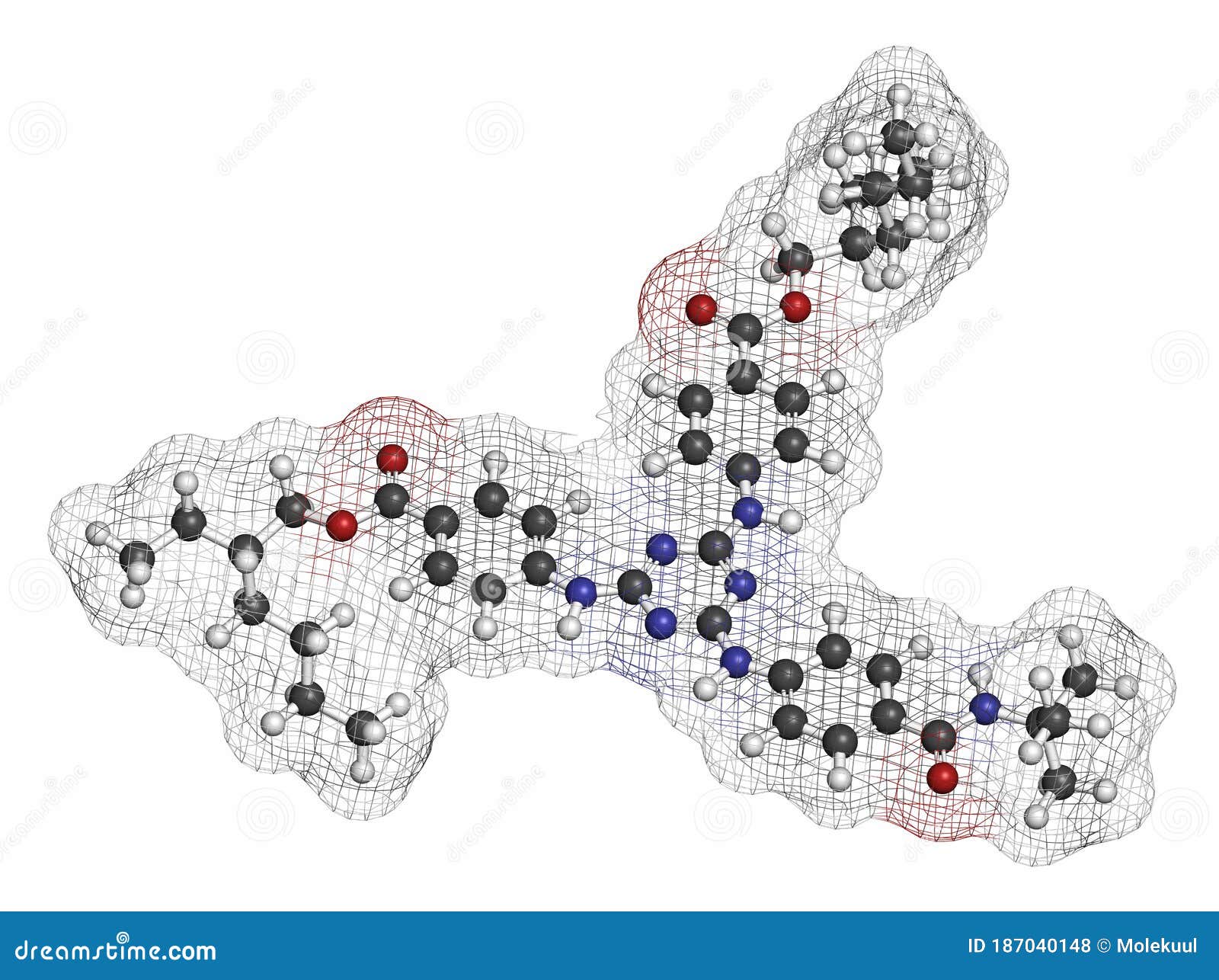 Iscotrizinol Sunscreen Molecule UV Filter. Skeletal Formula. Royalty ...