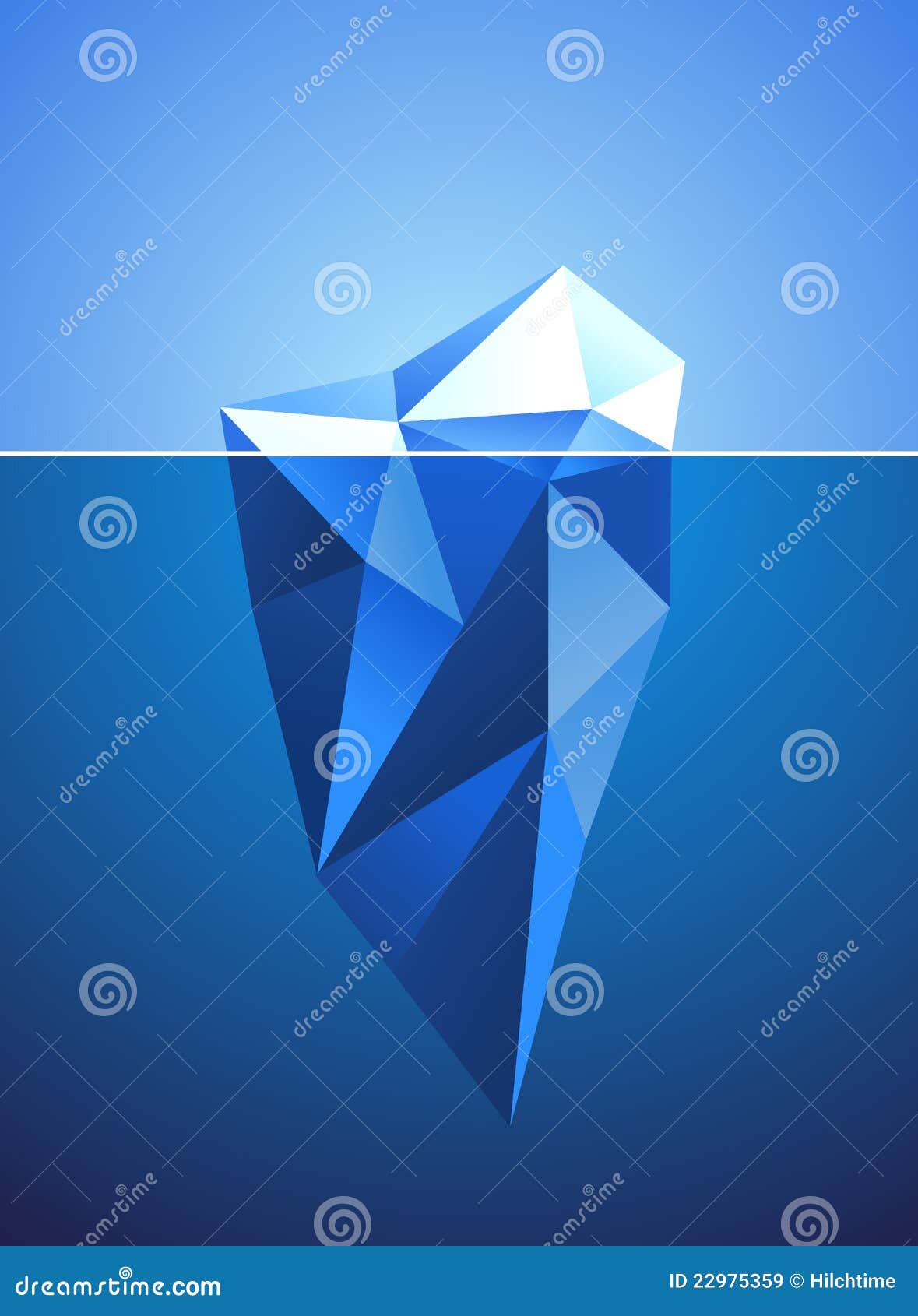 Iseberg stock vector. Illustration of environment, clear - 22975359