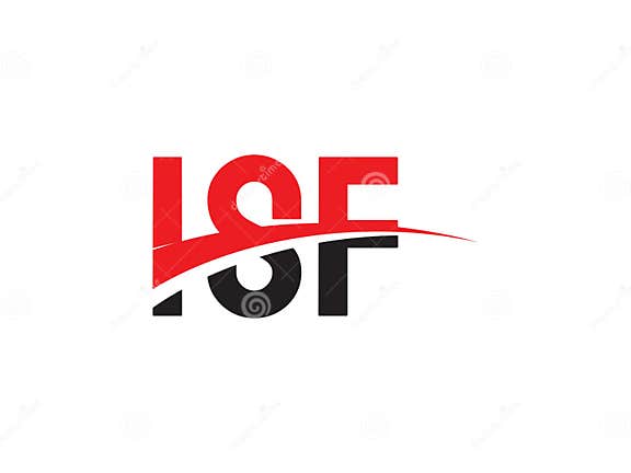ISF Letter Initial Logo Design Vector Illustration Stock Vector ...