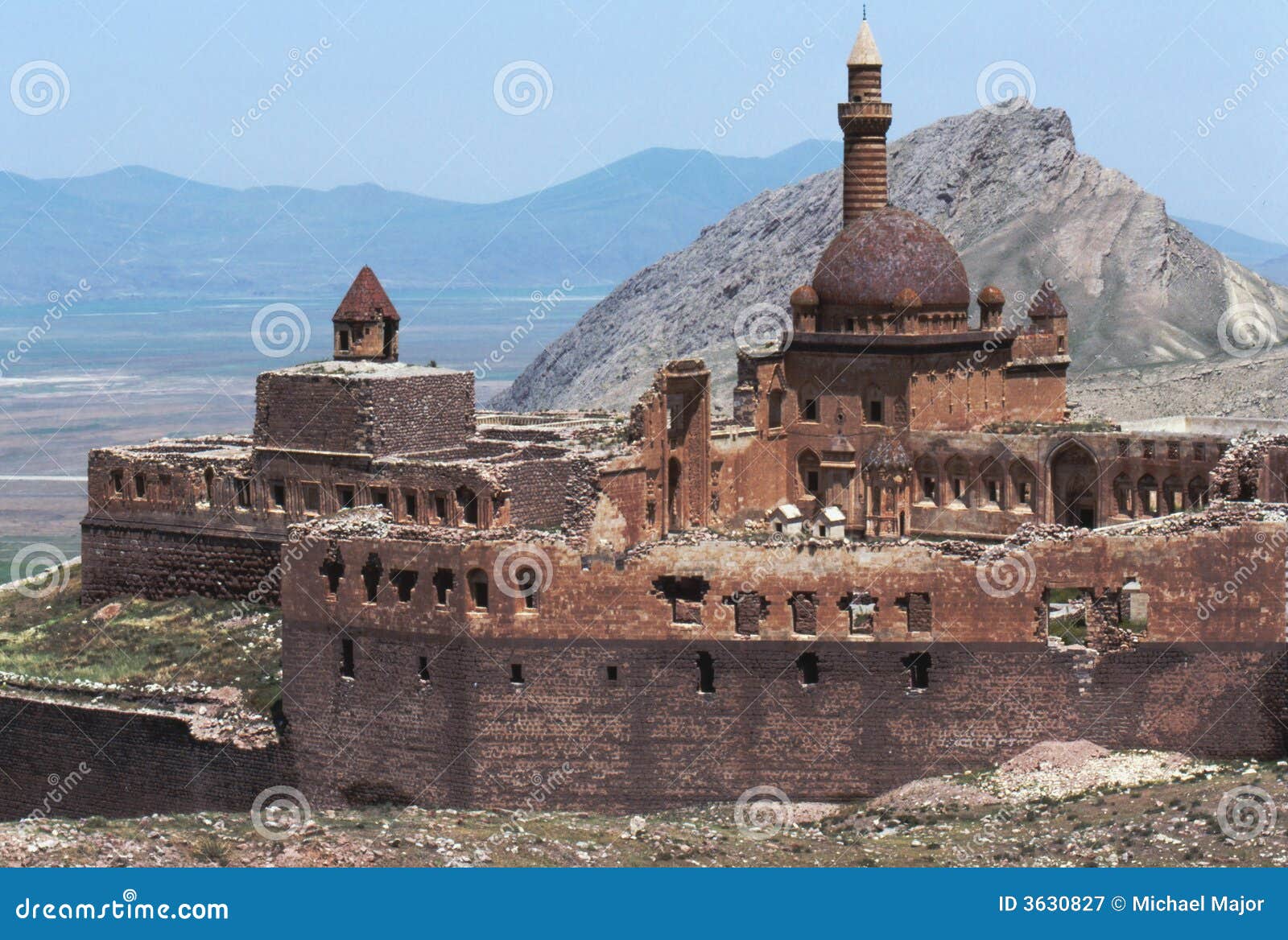 Ishak Pasa Sarayi Turkey stock image. Image of outdoors - 3630827