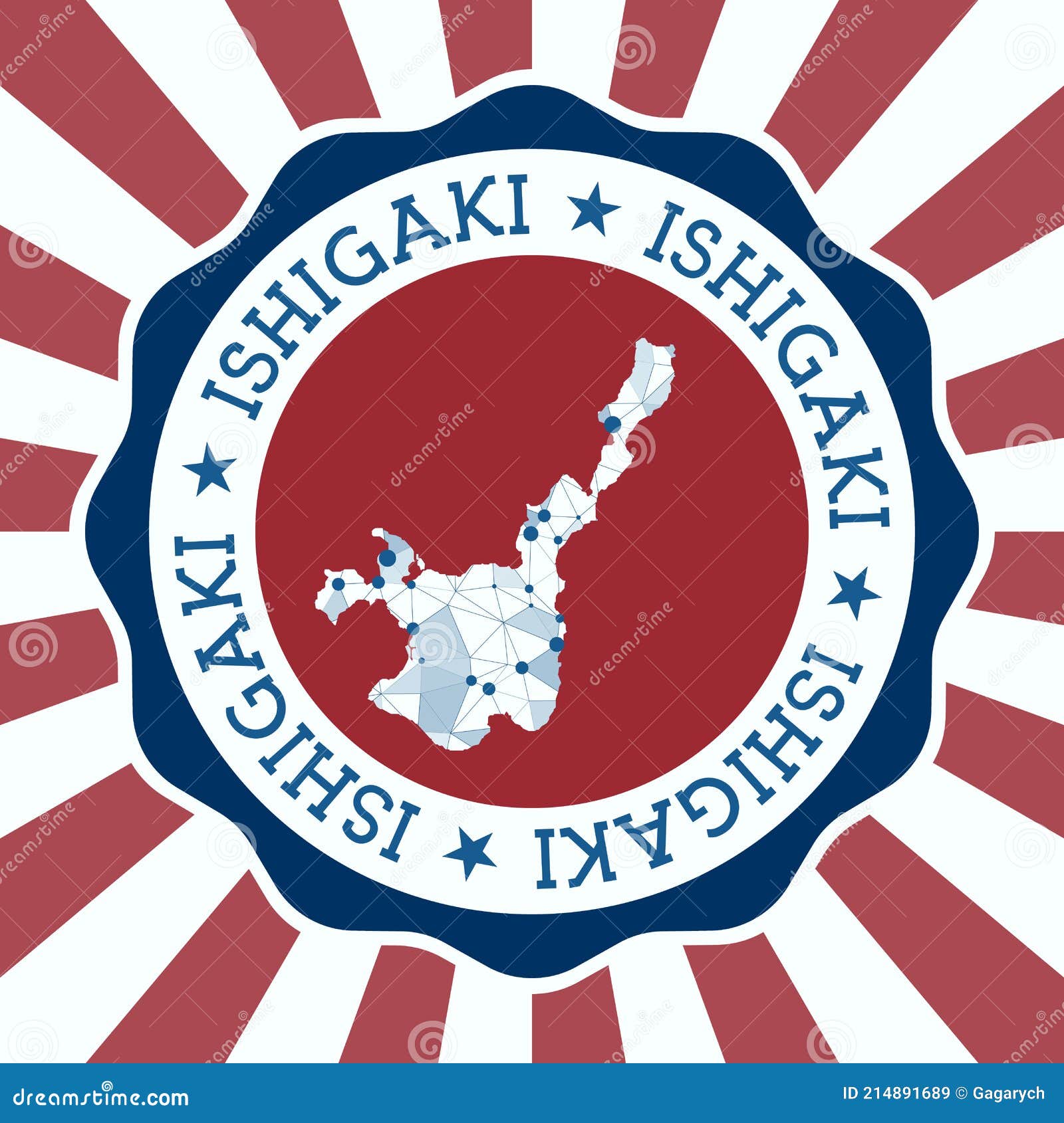 Ishigaki Map. Vector Illustration | CartoonDealer.com #190648022