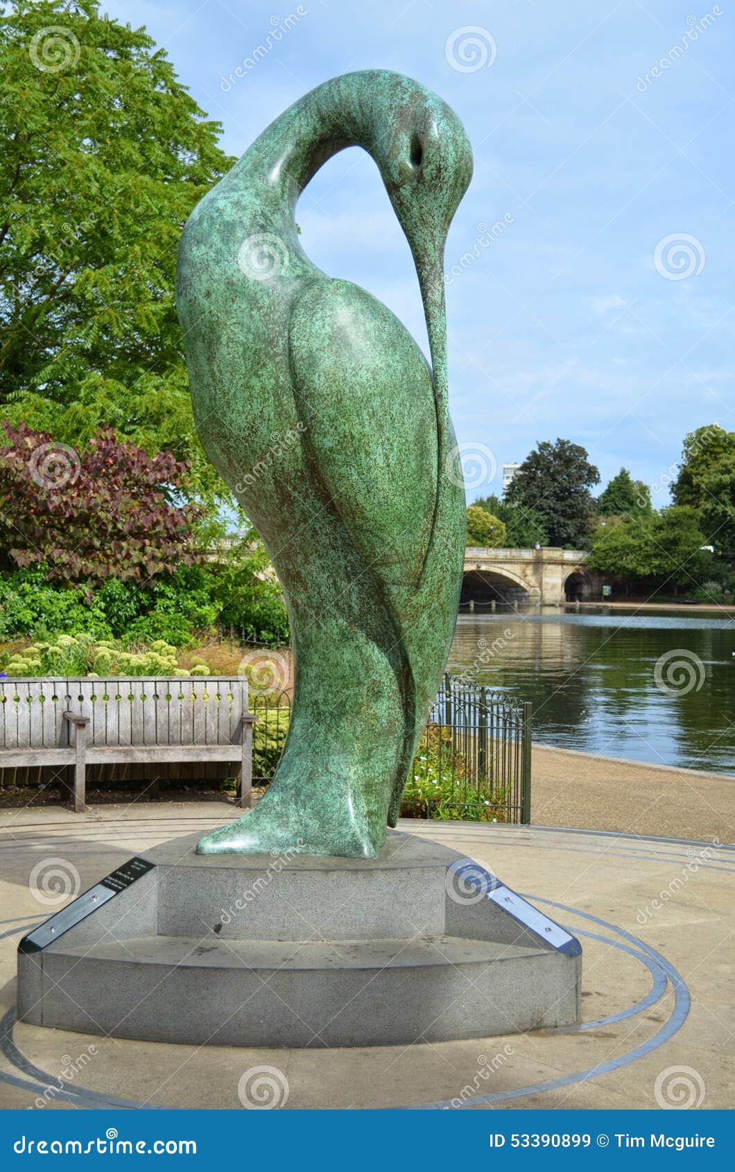 Isis Bird in Hyde Park London Stock Image - Image of memorial, isis ...