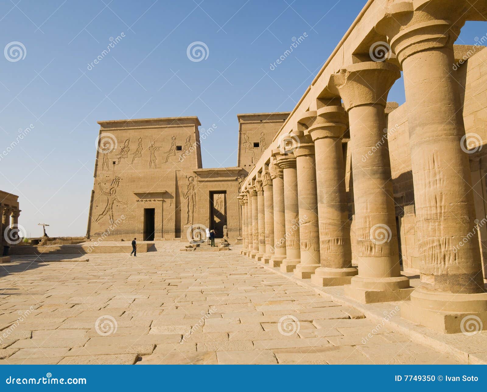 Isis temple stock photo. Image of vintage, history, antique - 7749350