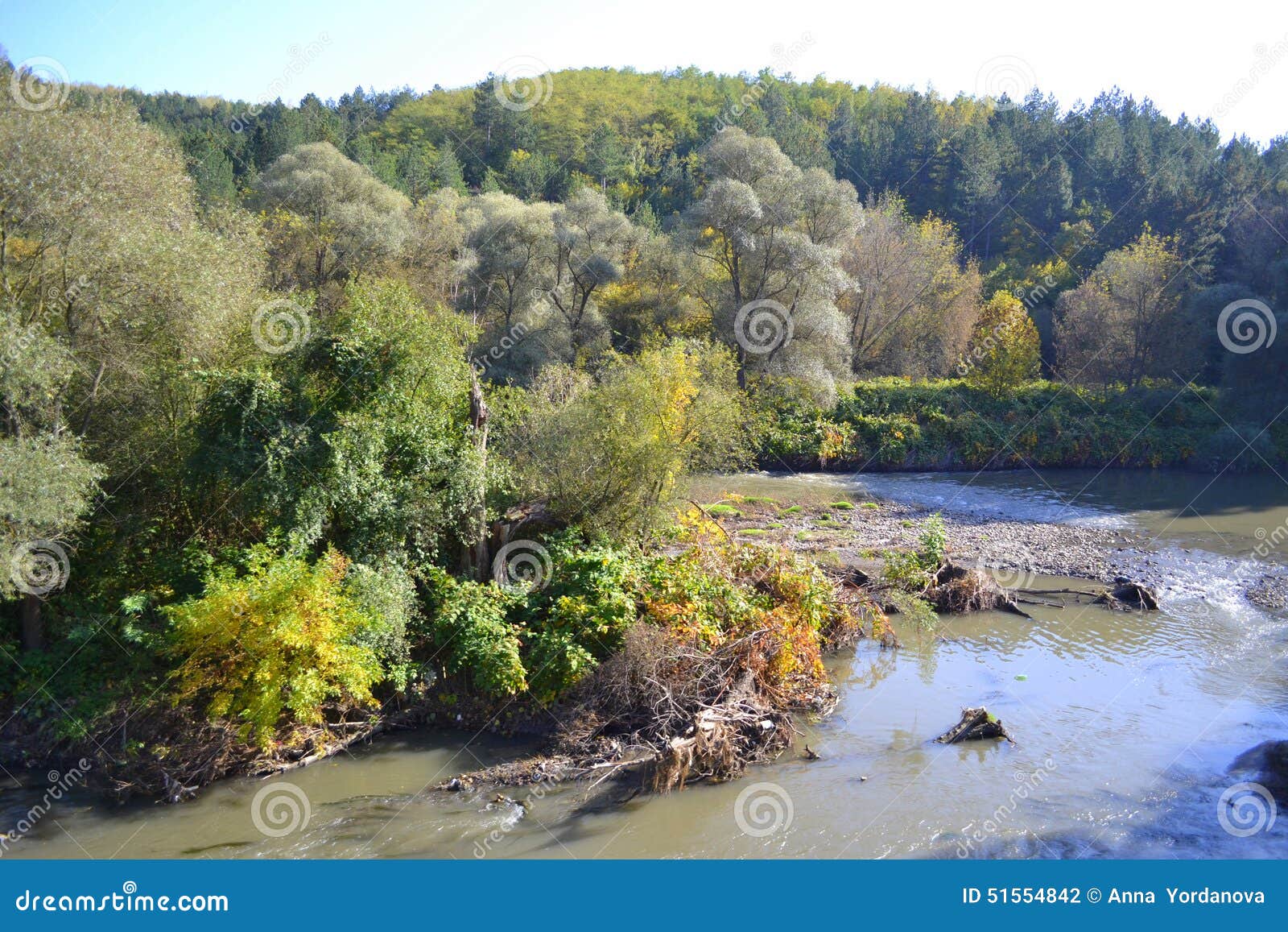 Iskar river,Bulgaria stock photo. Image of iskar, tourism - 51554842