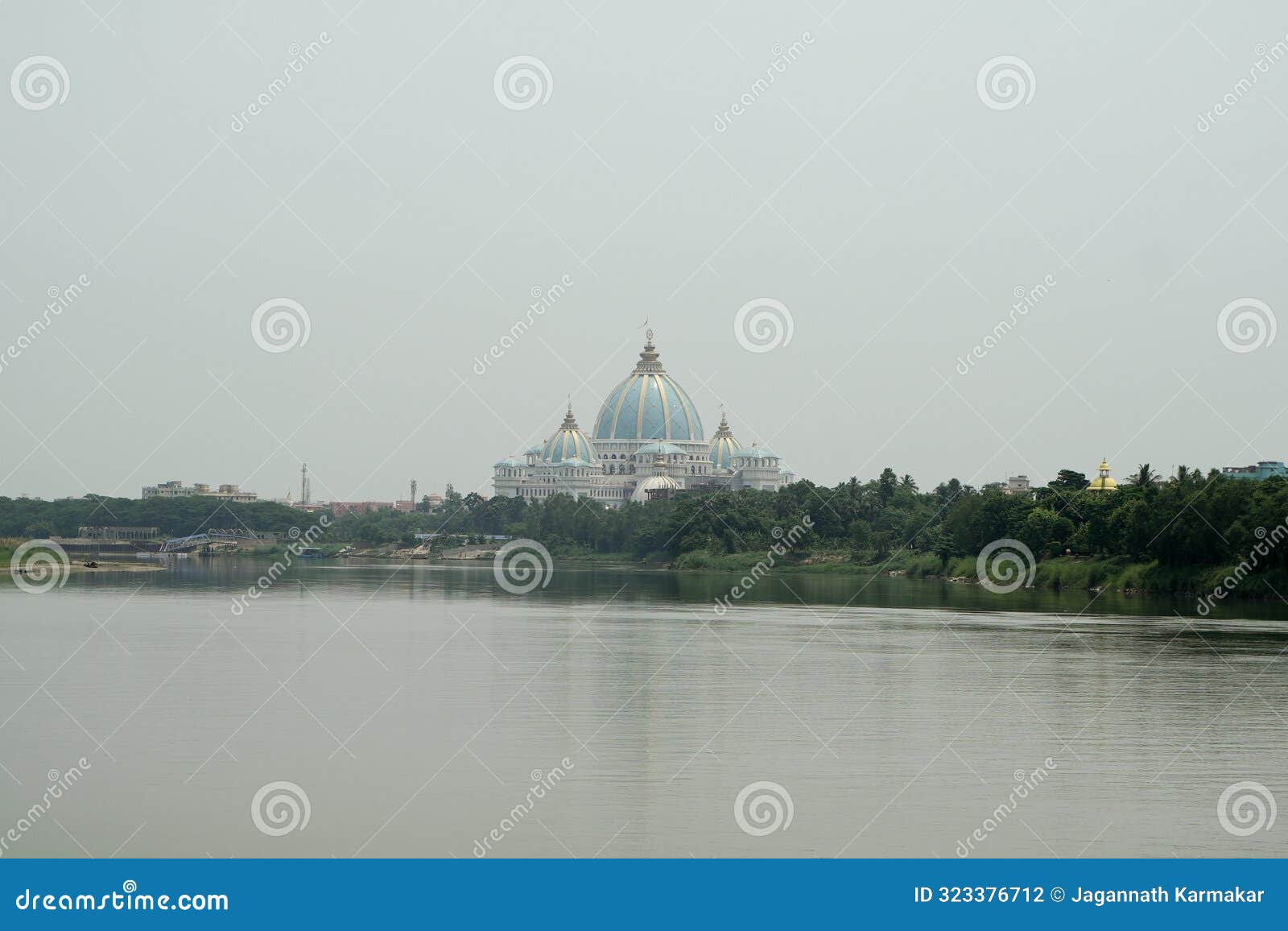 ISKCON Mayapur is the Largest Krishna Temple in India Across the Ganges ...