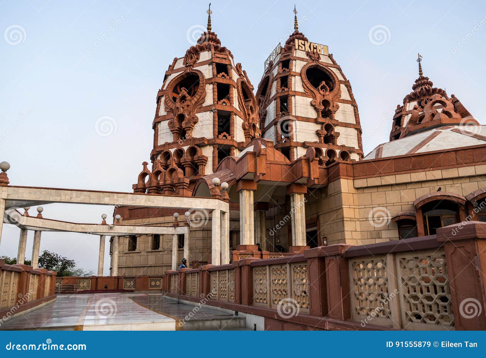 Iskcon Temple in Delhi editorial stock image. Image of religion - 91555879