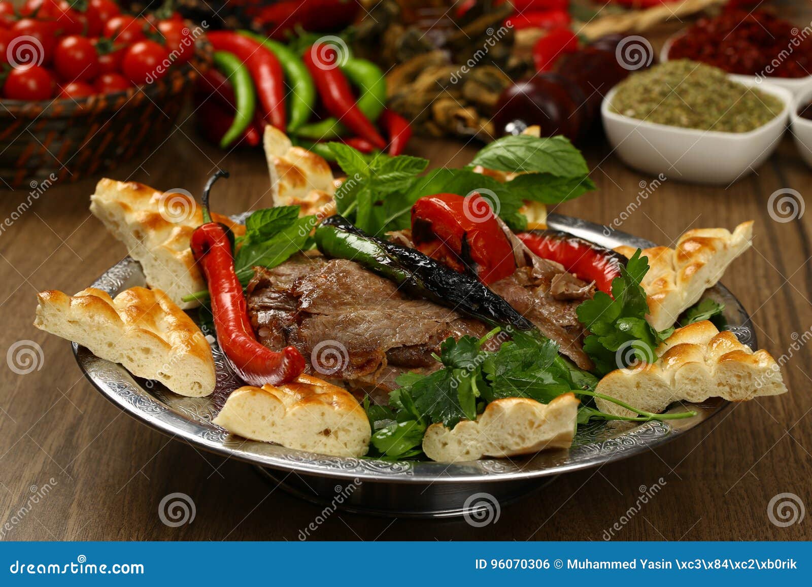 Iskender / Turkish Traditional Food Stock Photo - Image of flavoring ...