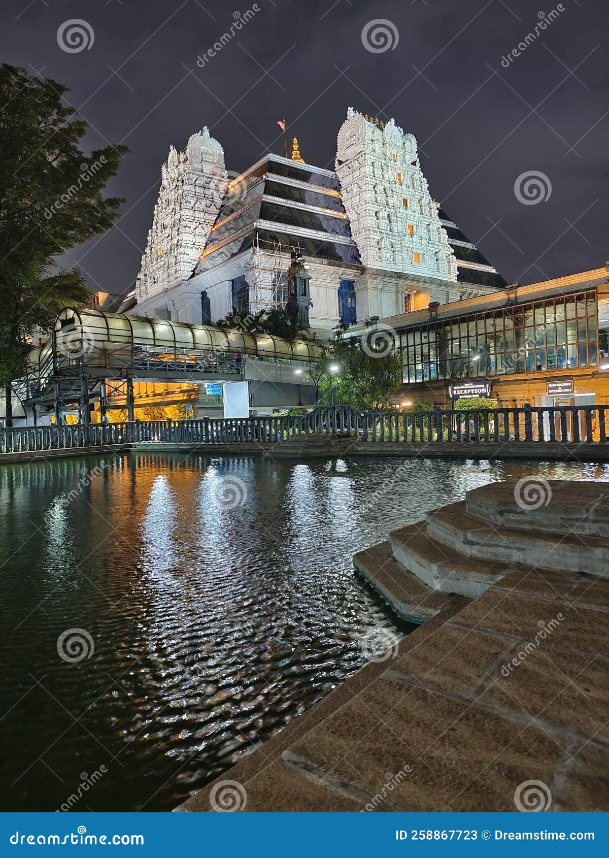 Iskon Temple Bangalore Karnataka India Stock Image - Image of iskon ...