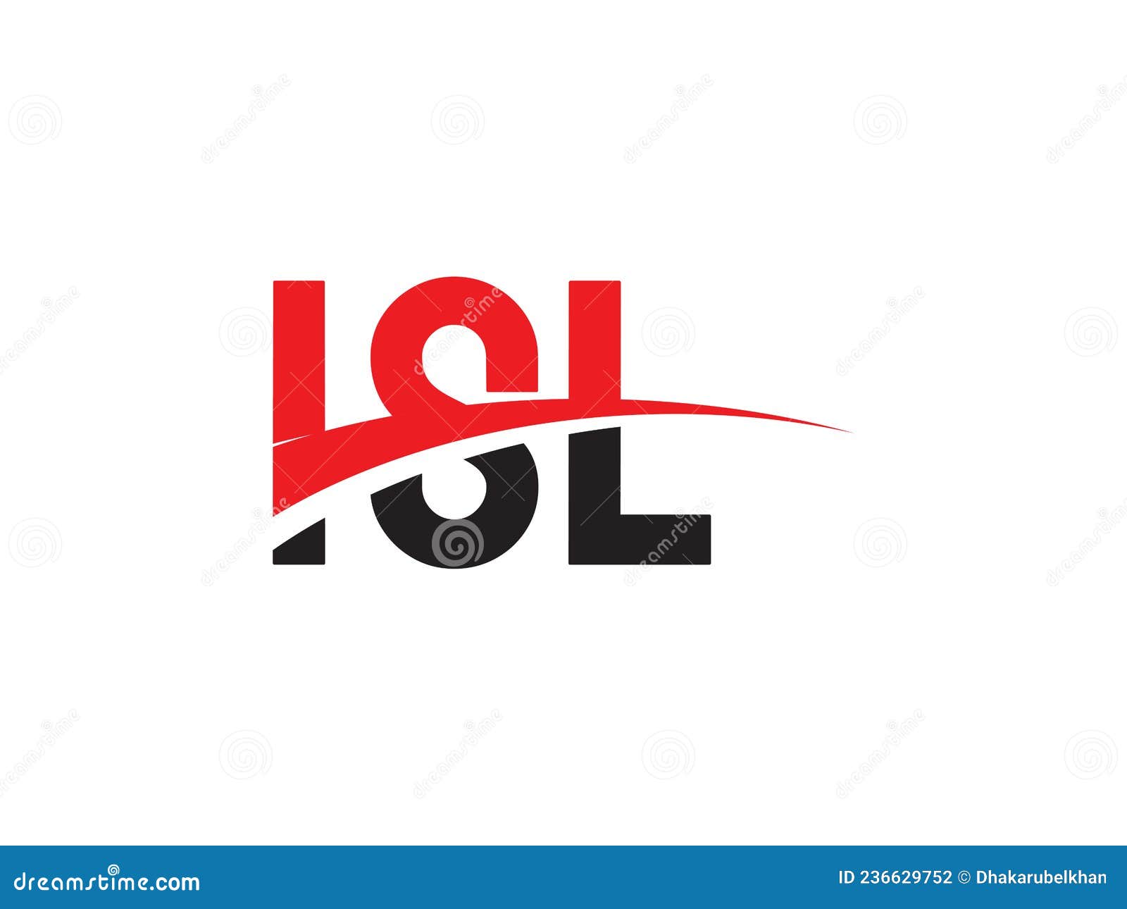 ISL Letter Initial Logo Design Vector Illustration Stock Vector ...