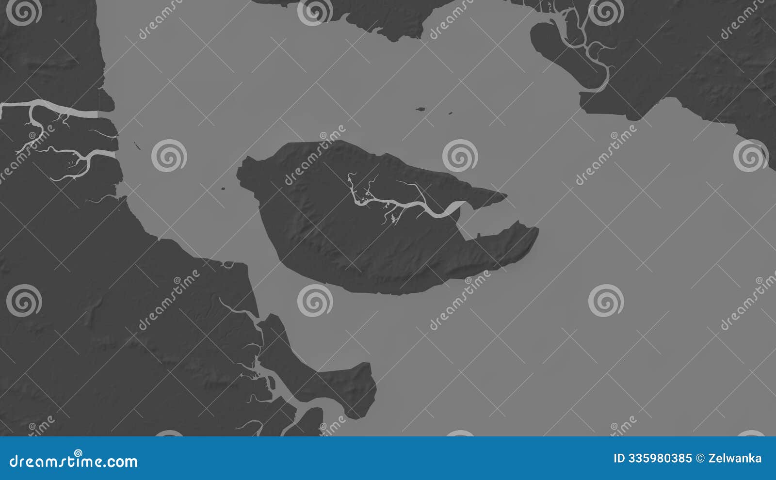 Isla Chira. Costa Rica. Bilevel Stock Illustration - Illustration of ...
