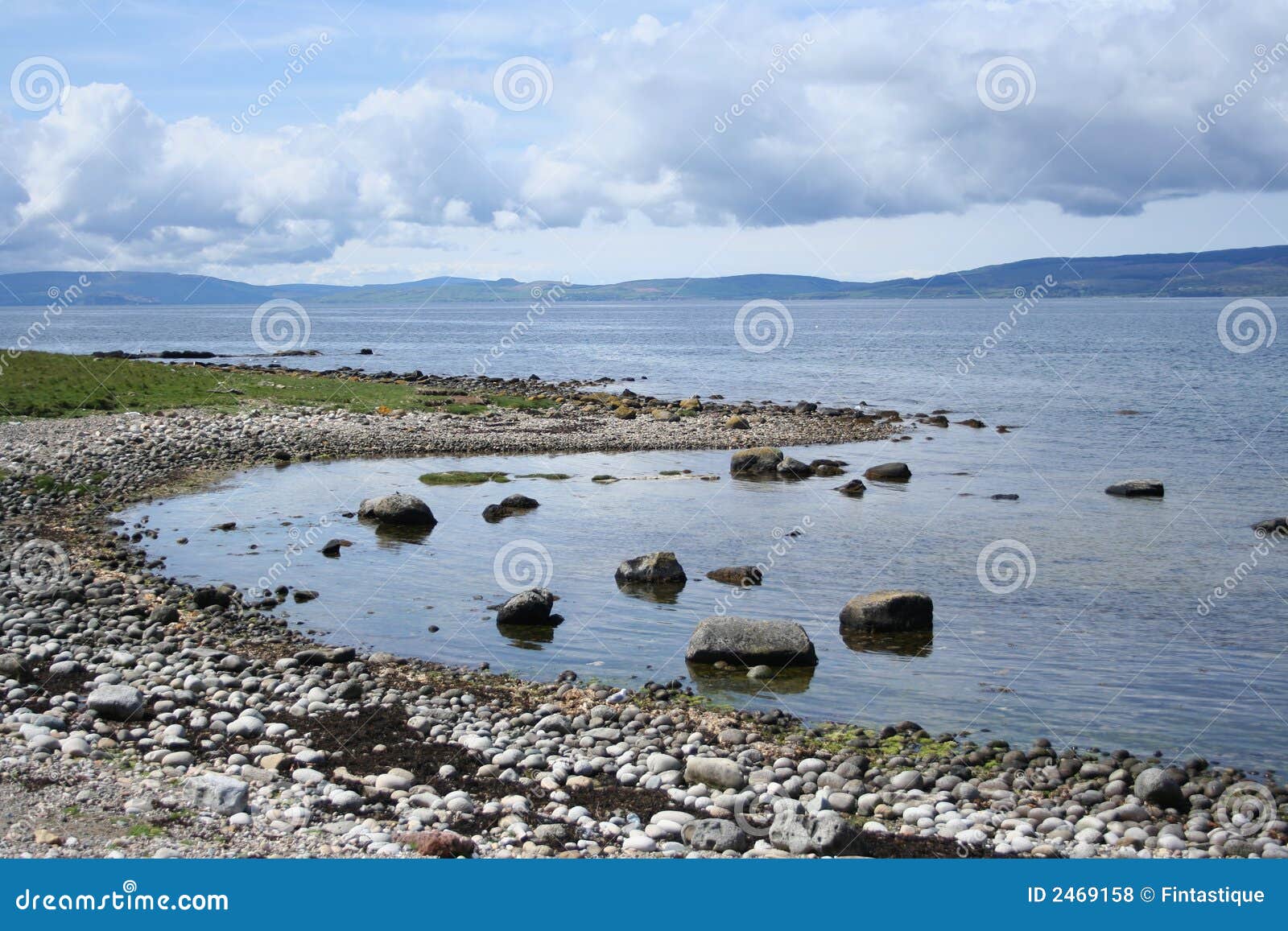Isla Costera De La Visión De Arran Foto de archivo - Imagen de costero ...
