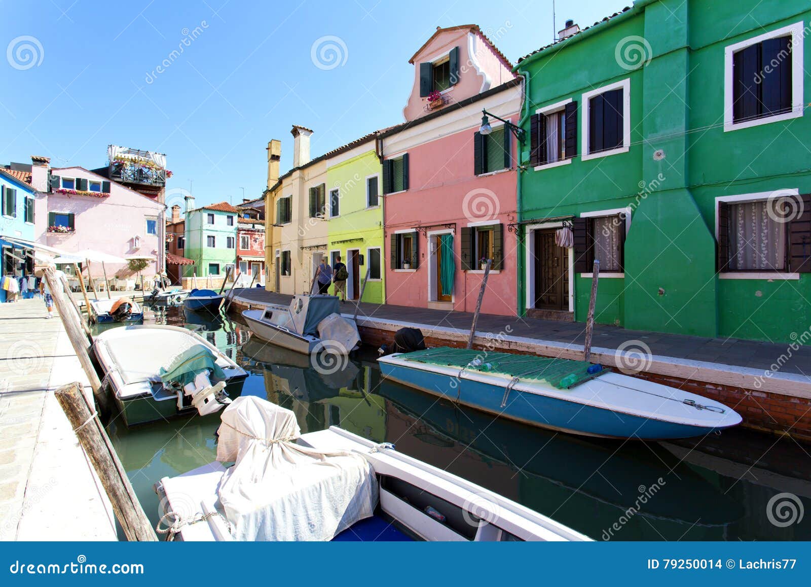 Isla De Burano, Venecia, Italia Imagen de archivo editorial - Imagen de ...
