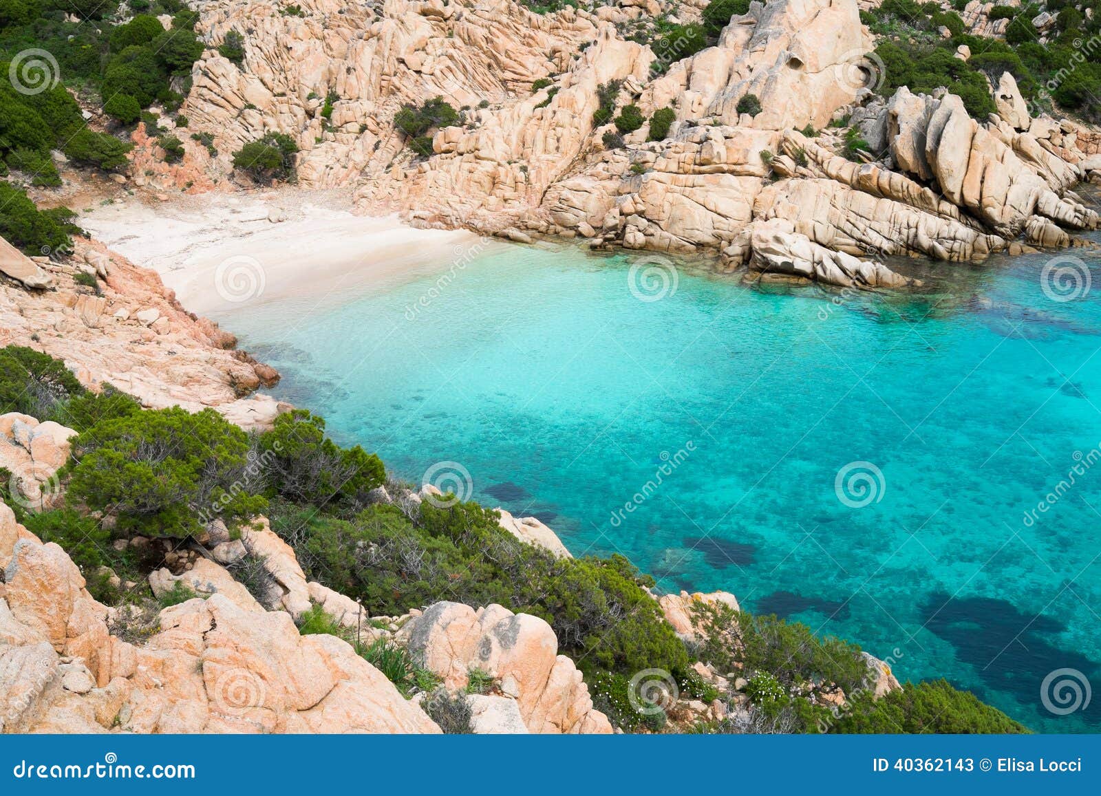 Isla De Caprera, Cerdeña, Italia Imagen de archivo - Imagen de paisaje ...