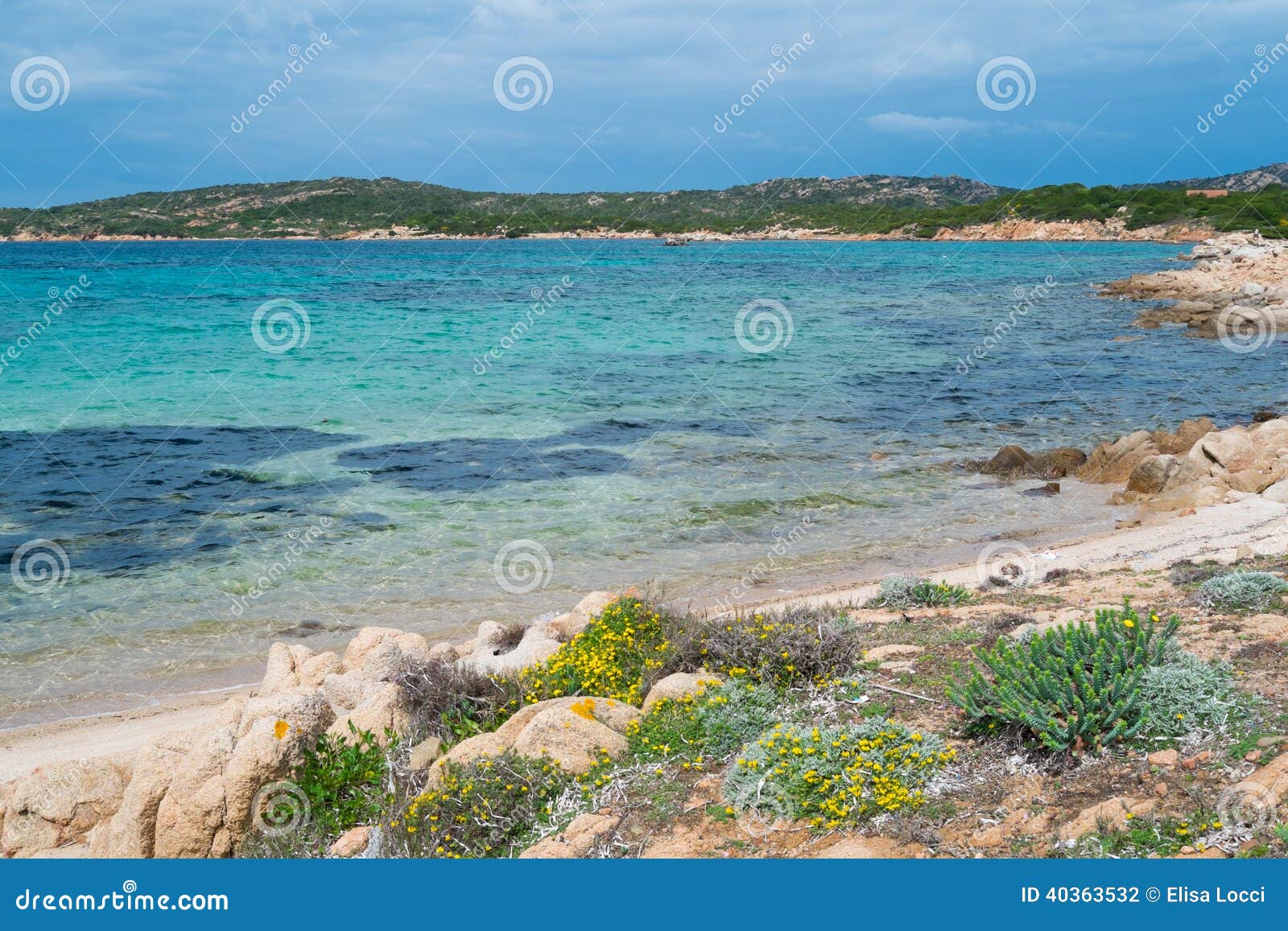 Isla De Caprera, Cerdeña, Italia Foto de archivo - Imagen de playa ...