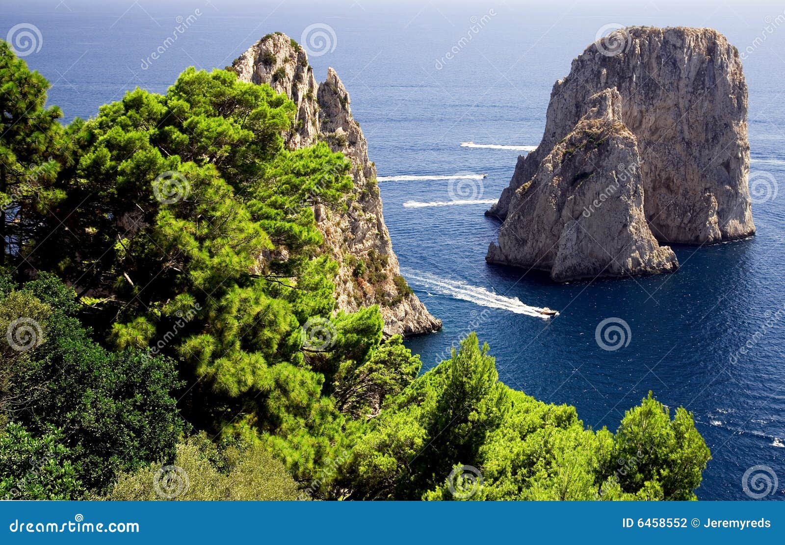Isla de Capri foto de archivo. Imagen de famoso, hermoso - 6458552