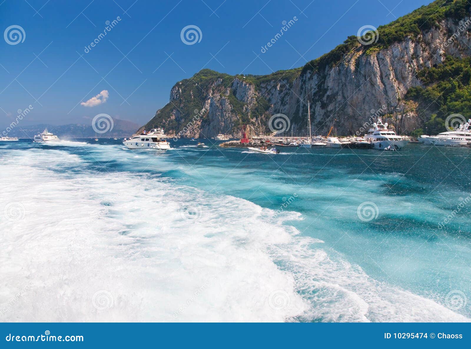 Isla de Capri en Italia foto de archivo. Imagen de isla - 10295474