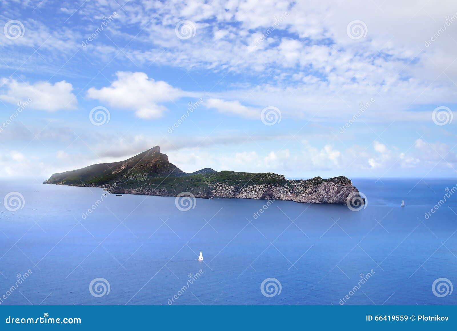 Isla de Dragonera Mallorca imagen de archivo. Imagen de acantilado ...