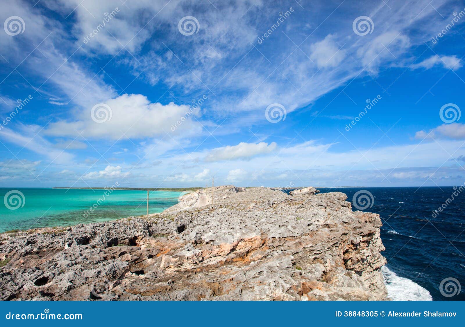 Isla de Eleuthera imagen de archivo. Imagen de paisaje - 38848305