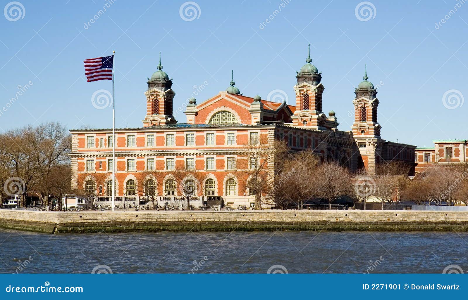 Isla De Ellis, New York City Imagen de archivo - Imagen de isla ...