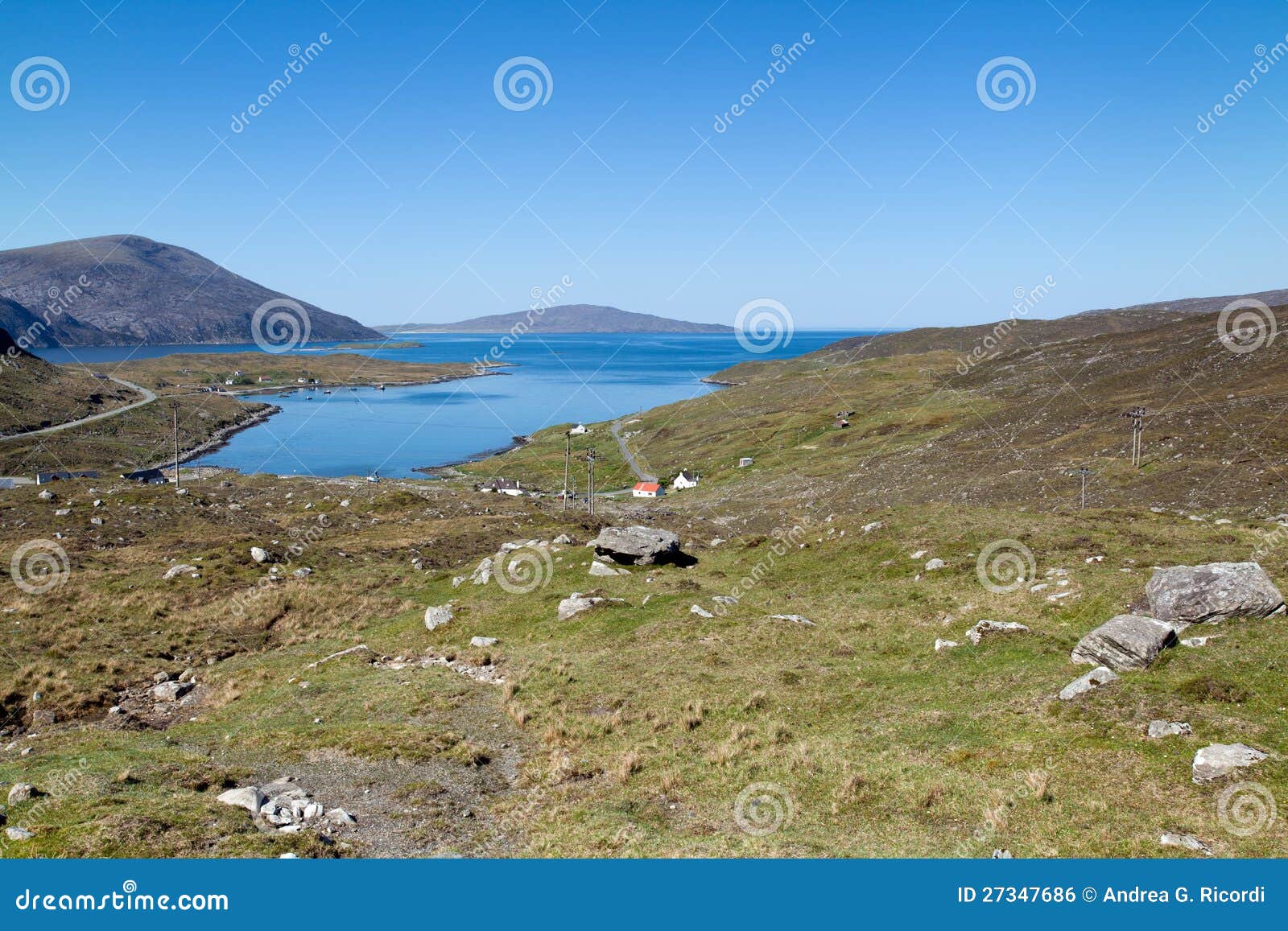 Isla De Harris, Paisaje Natural Foto de archivo - Imagen de salvaje ...