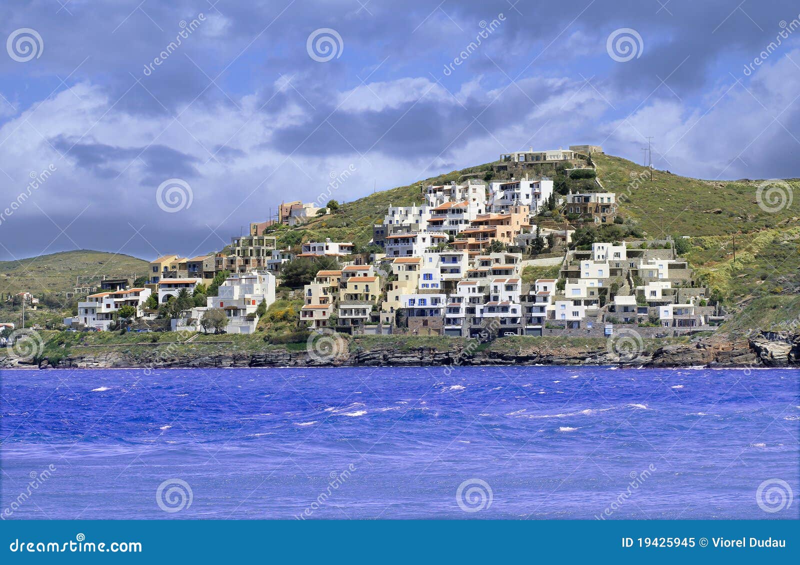 Isla de Kea en Grecia imagen de archivo. Imagen de océano - 19425945