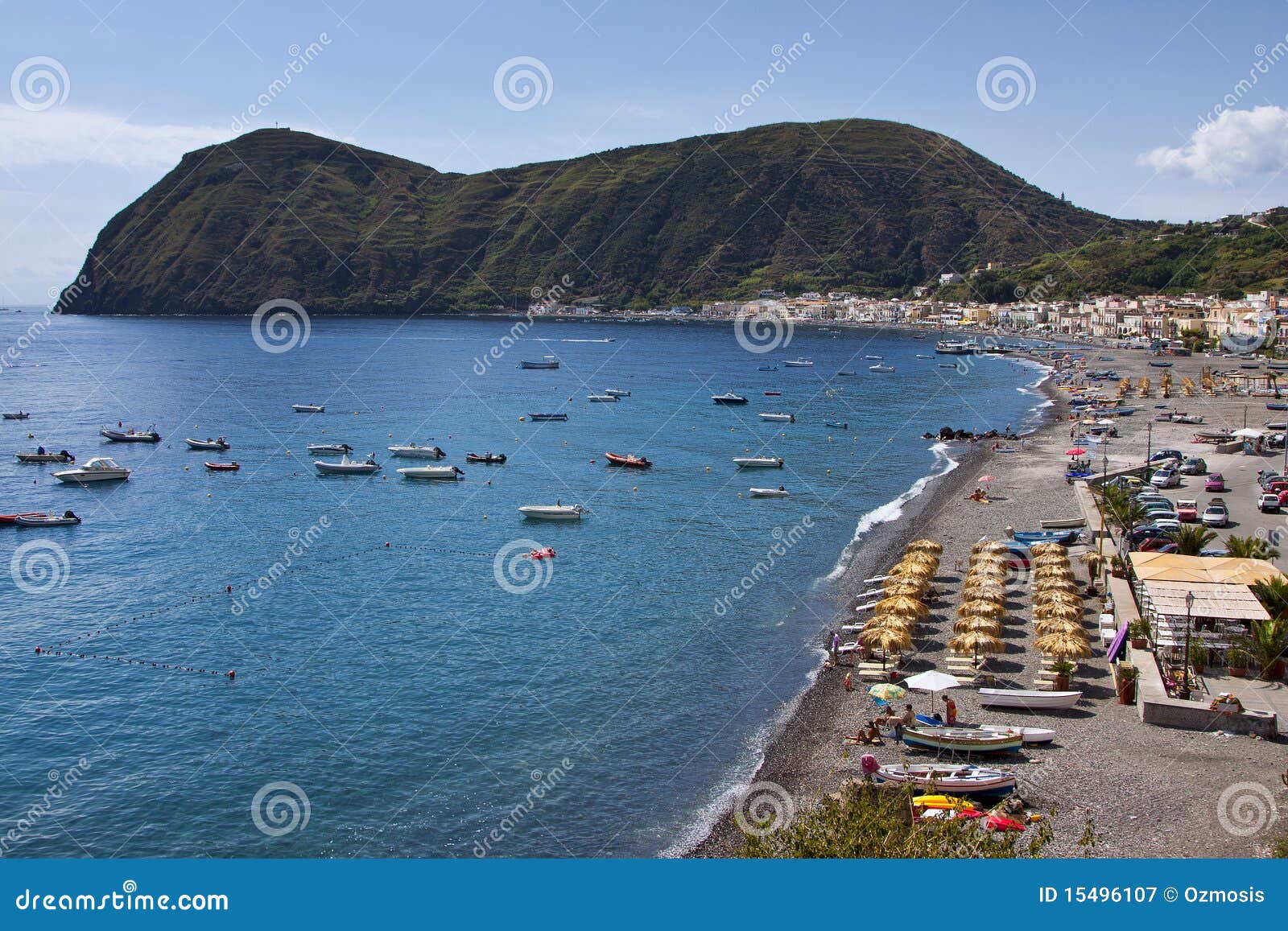 Isla de Lipari imagen de archivo. Imagen de recorrido - 15496107