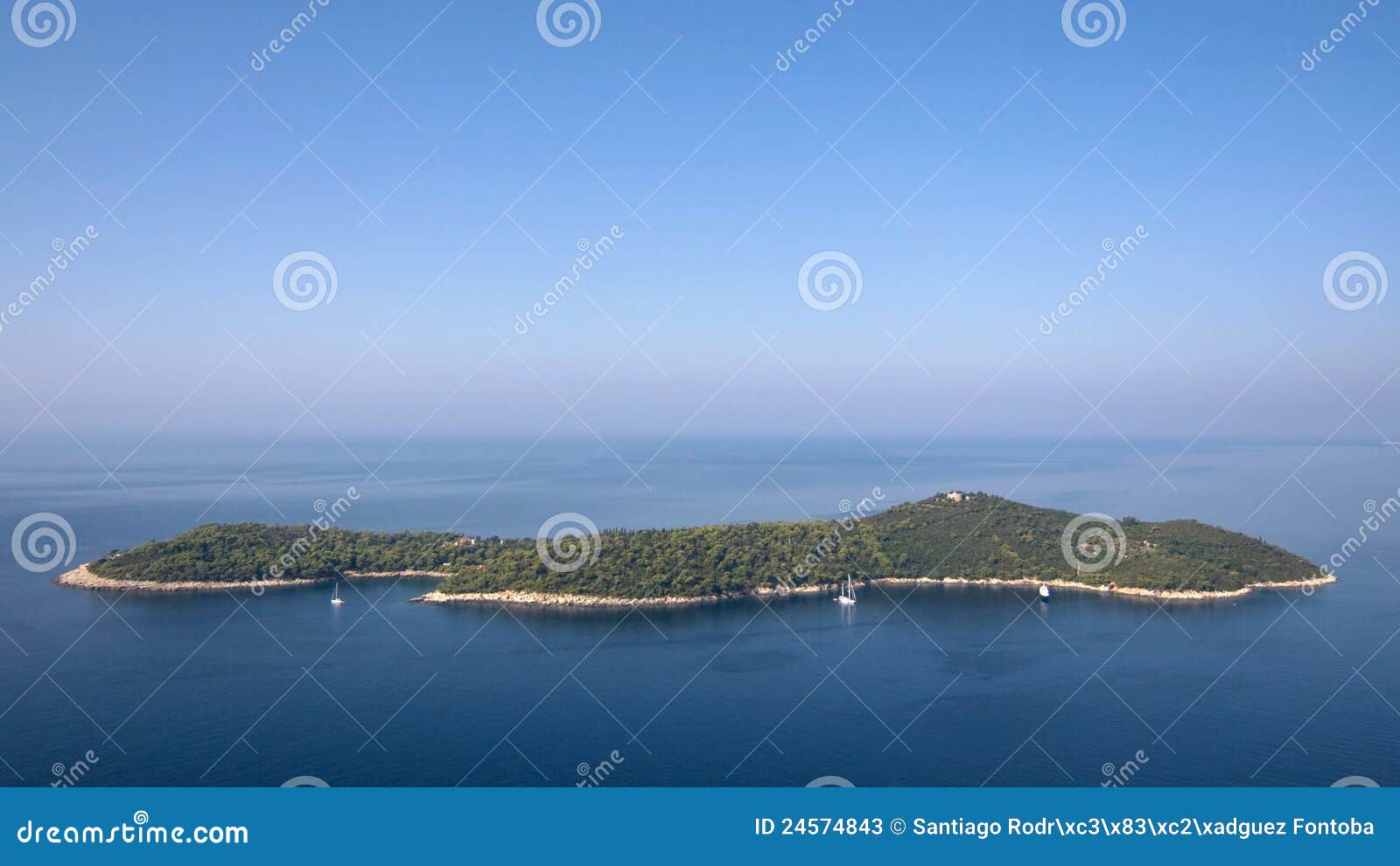 Isla de Lokrum imagen de archivo. Imagen de isla, travieso - 24574843