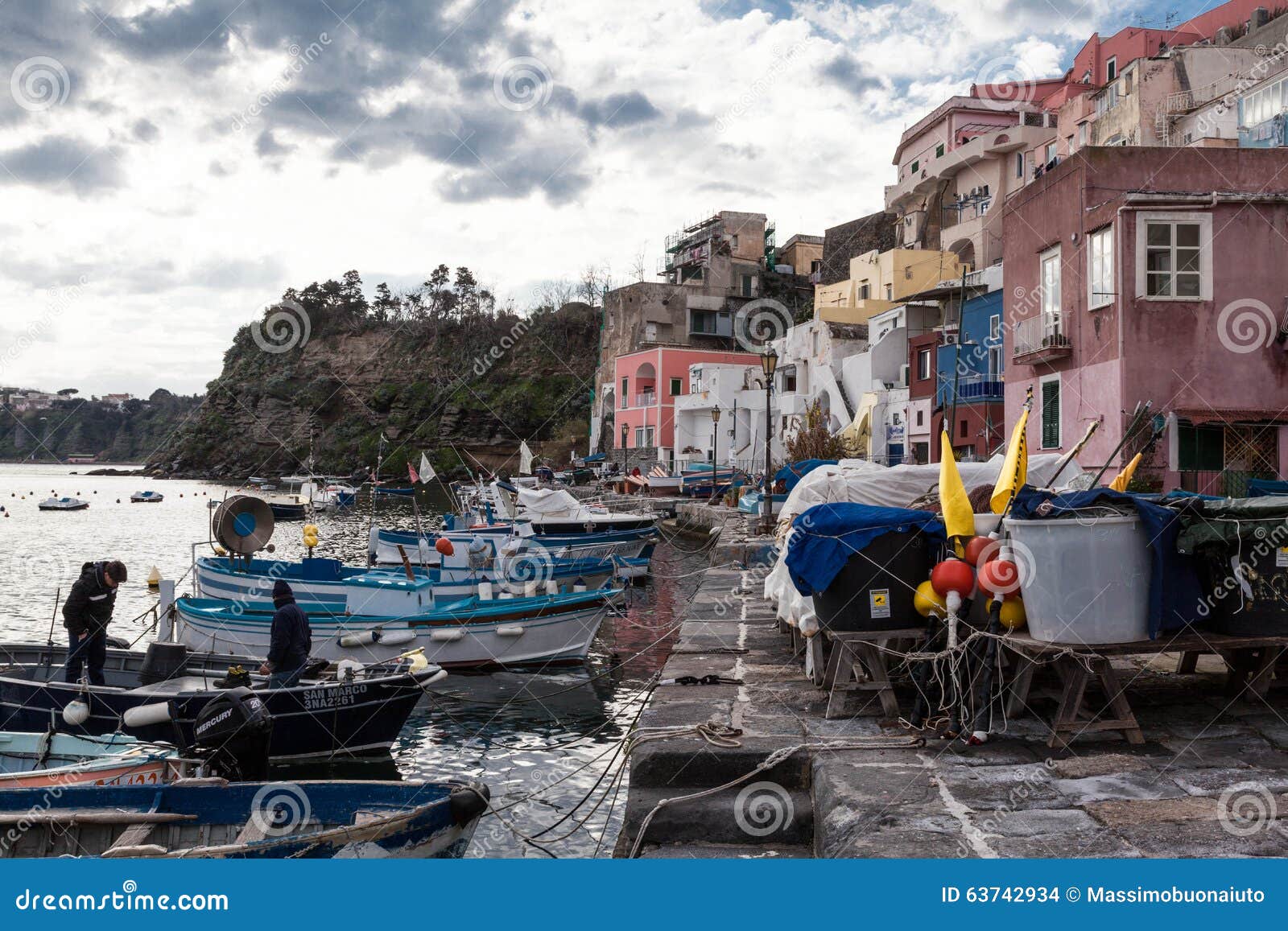 Isla de Procida imagen de archivo editorial. Imagen de narragansett ...