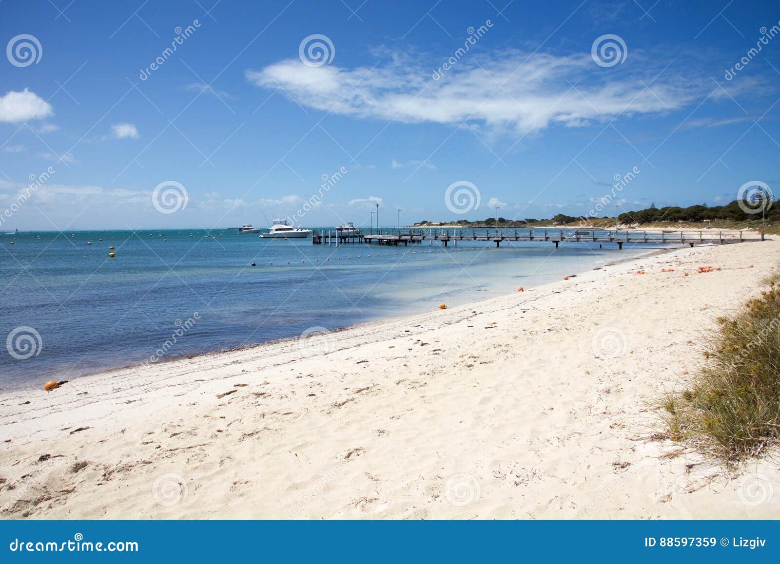 Isla De Rottnest: Thompson Bay Imagen de archivo editorial - Imagen de ...