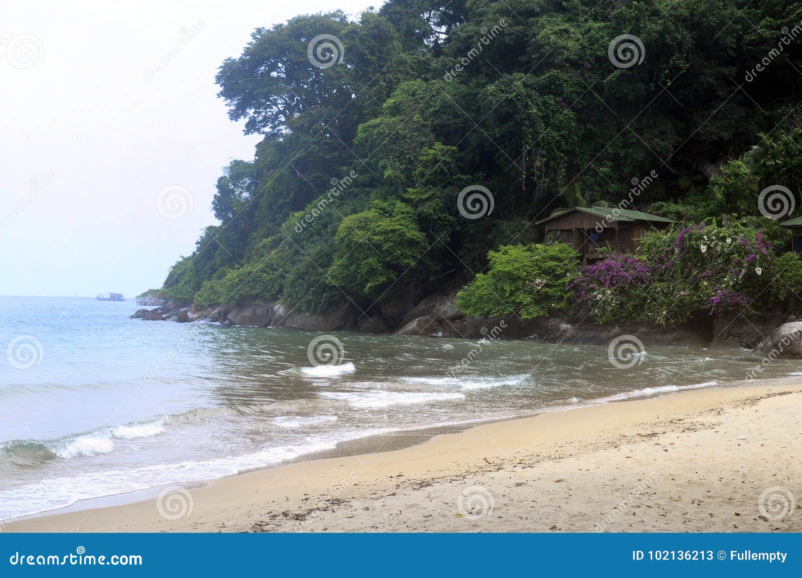 Isla de Tioman en Malasia imagen de archivo. Imagen de recorrido ...