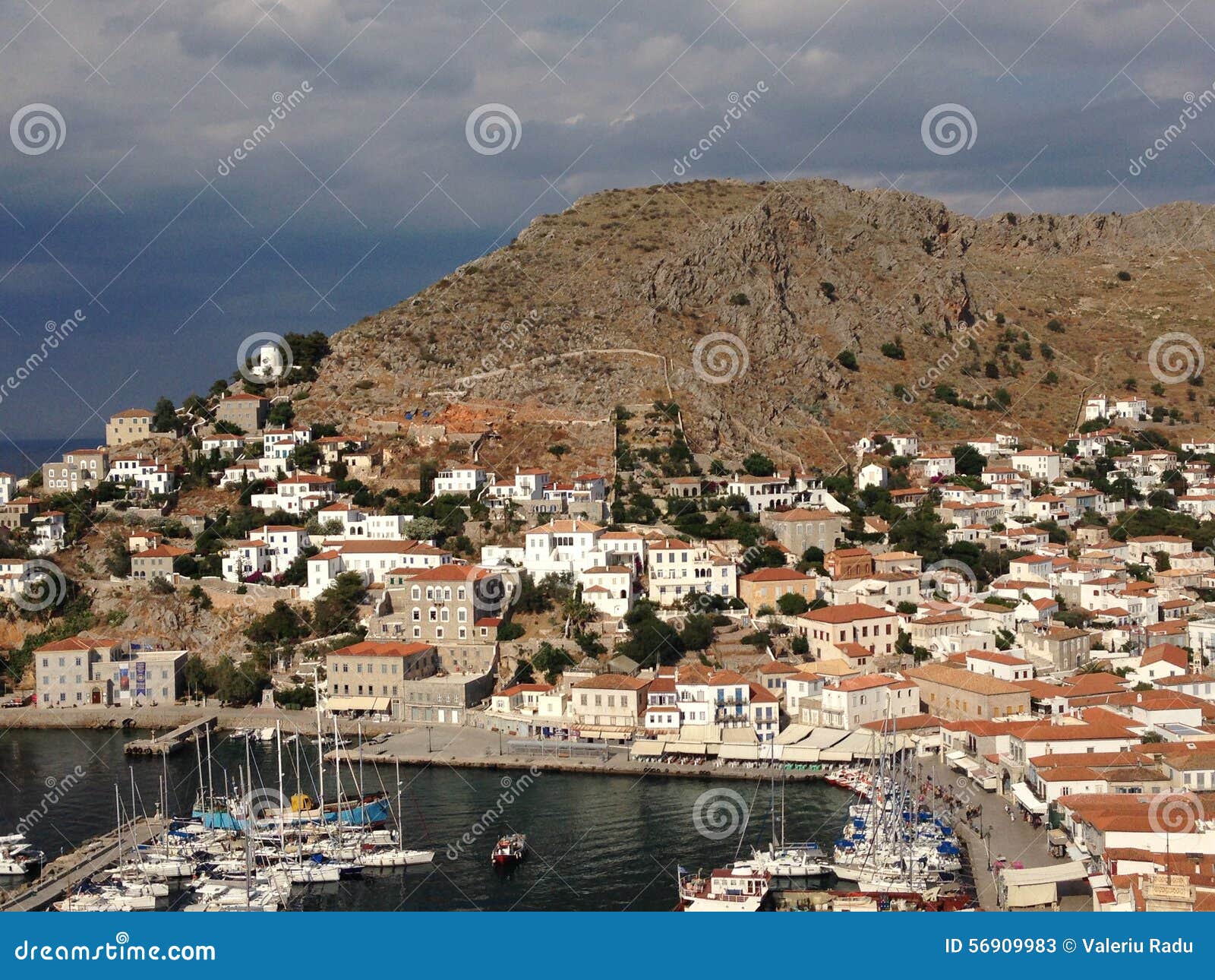 Isla del Hydra, Grecia imagen de archivo. Imagen de marina - 56909983