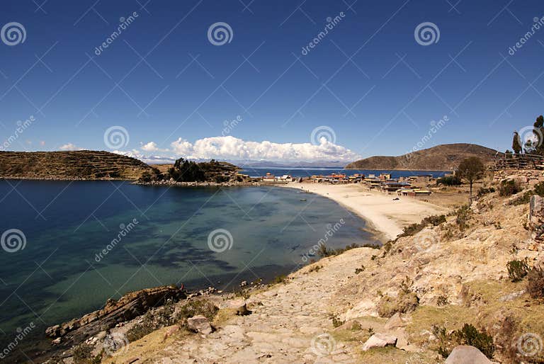 Isla del sol, Bolivia stock photo. Image of port, bolivian - 22861930